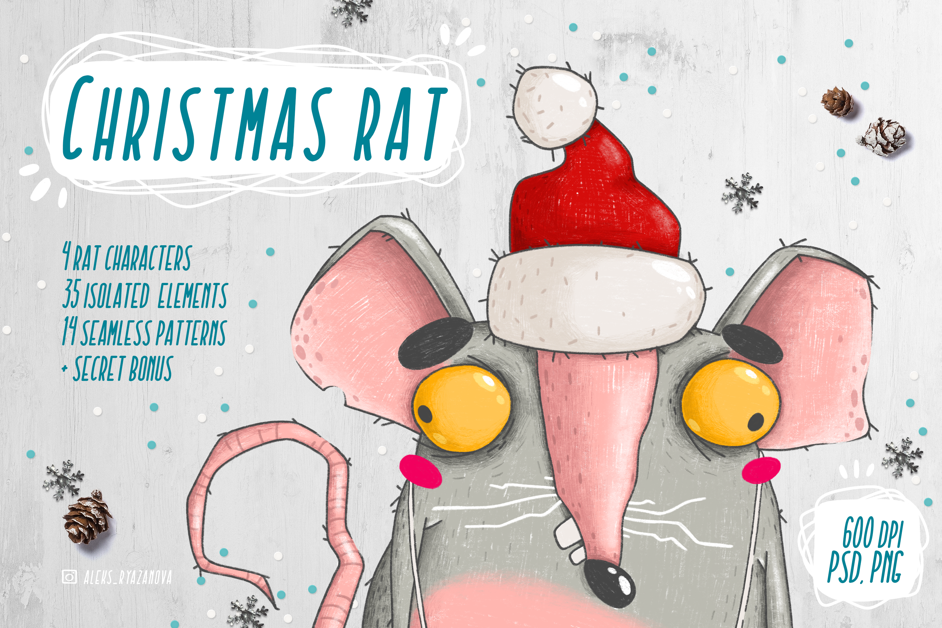 Christmas Rat