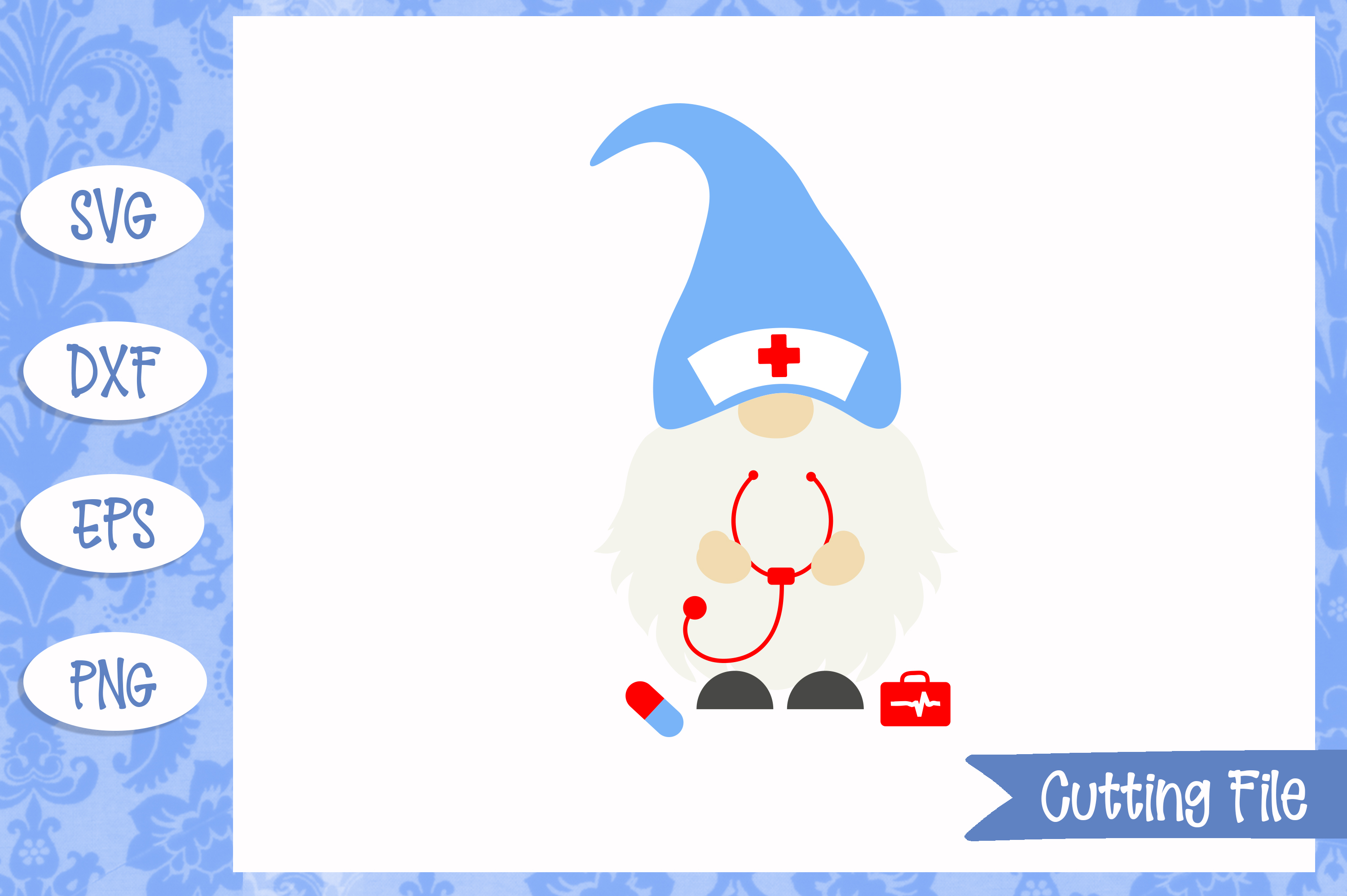 Nurse Gnome SVG File