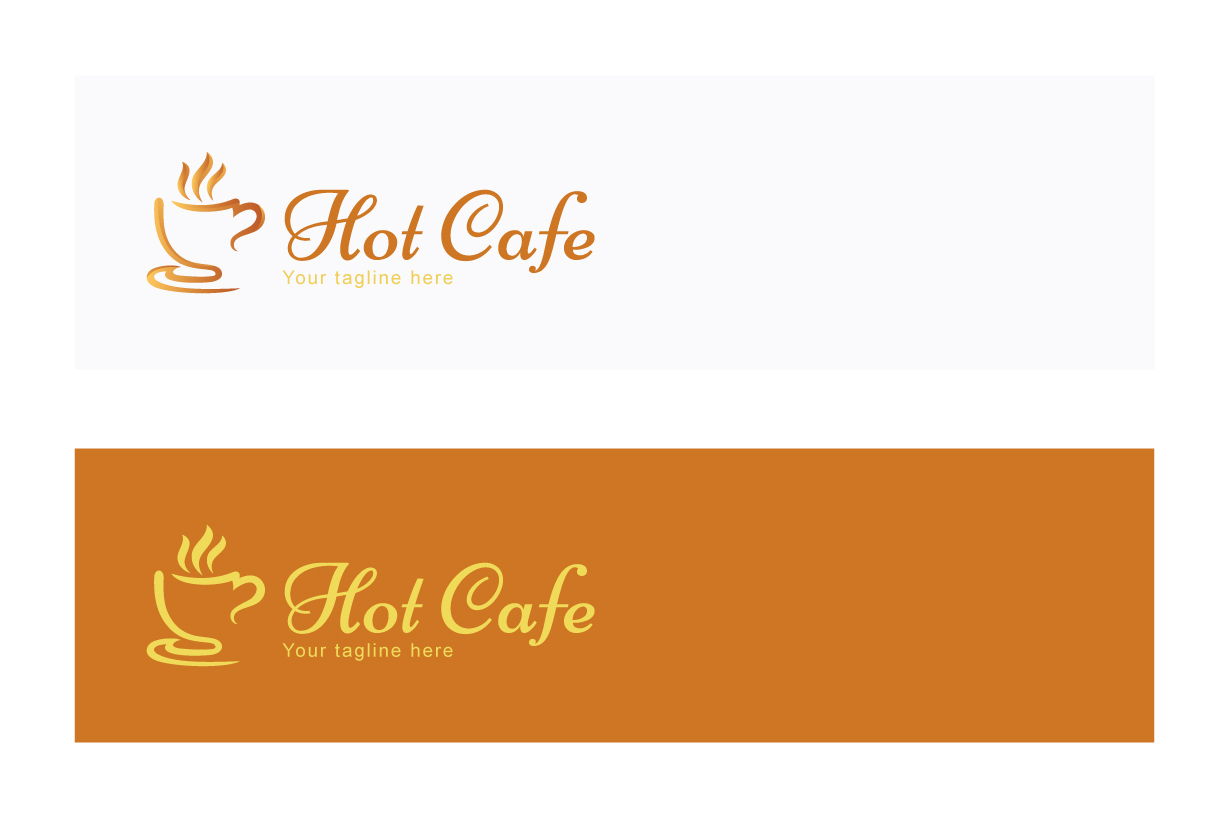 Hot Café - Creative Stock Logo Design Coffee Shop (4439) | Logos ...