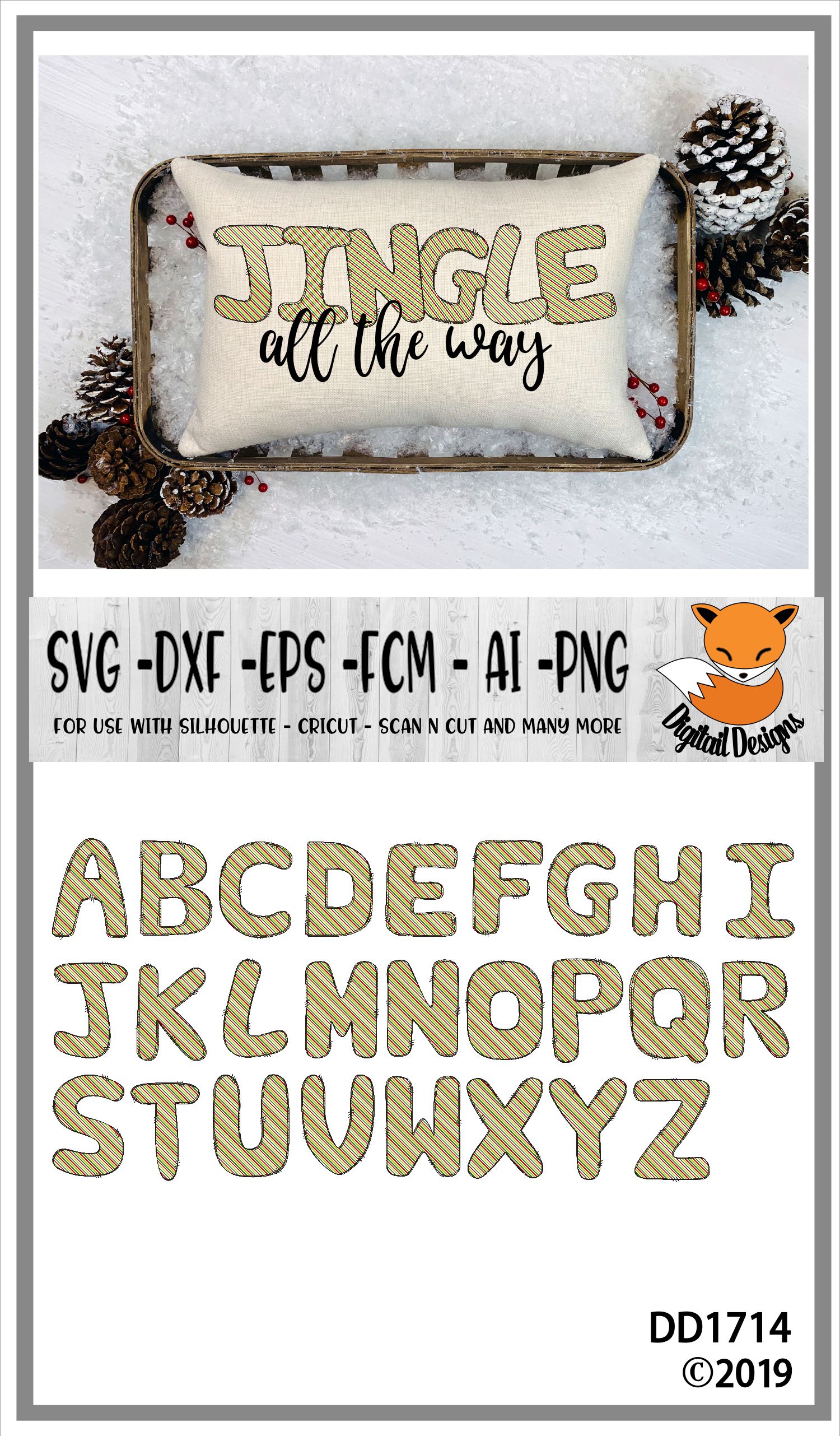 Sublimation Printable Multi Stripe Alphabet Letters (367517 ...