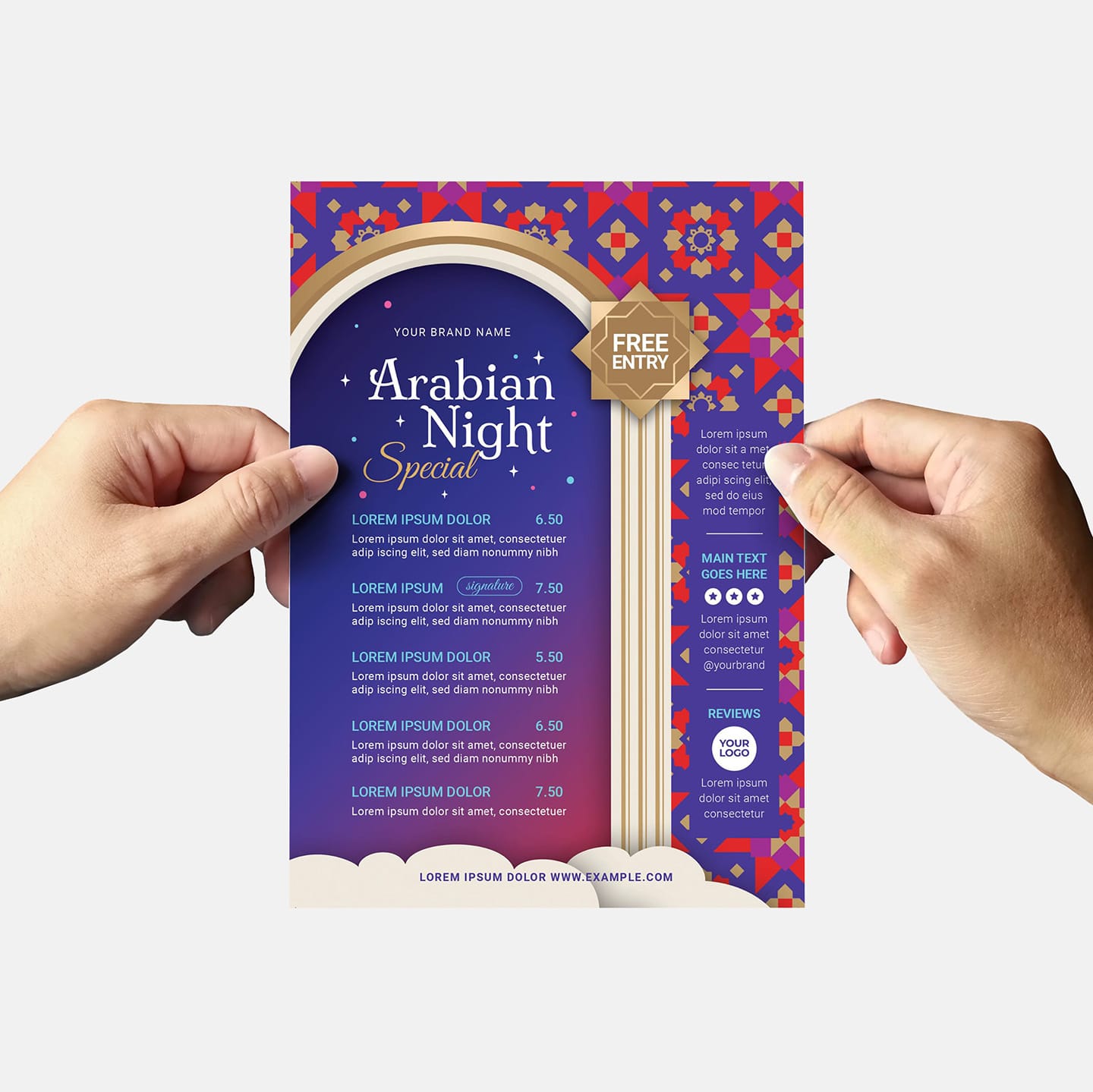 Arabic Flyer Template