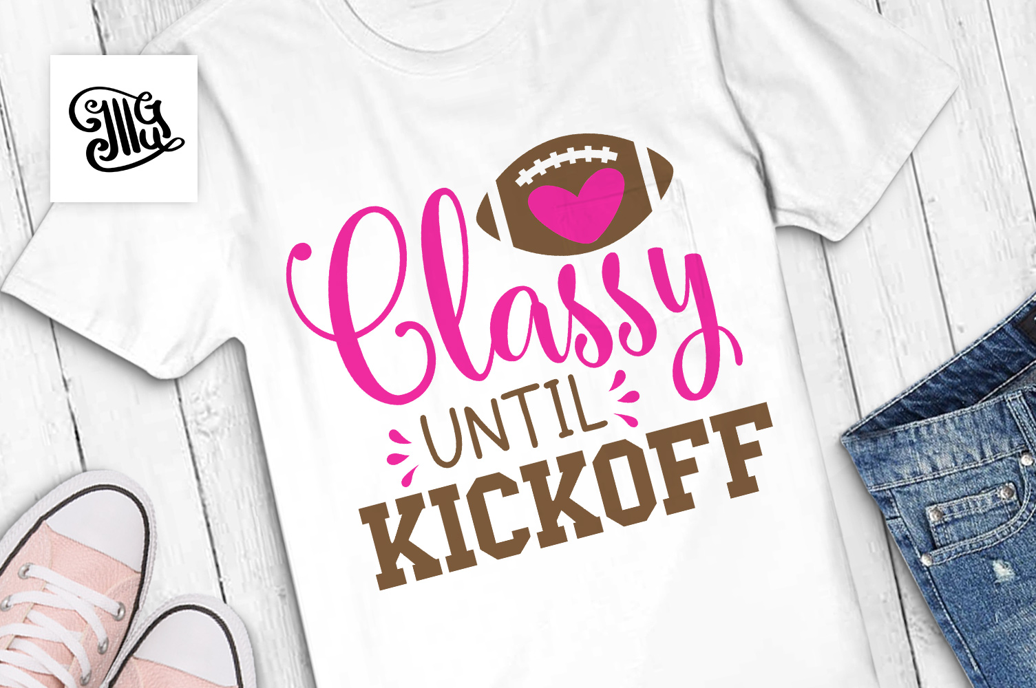 Classy until kick-off (320263) | SVGs | Design Bundles