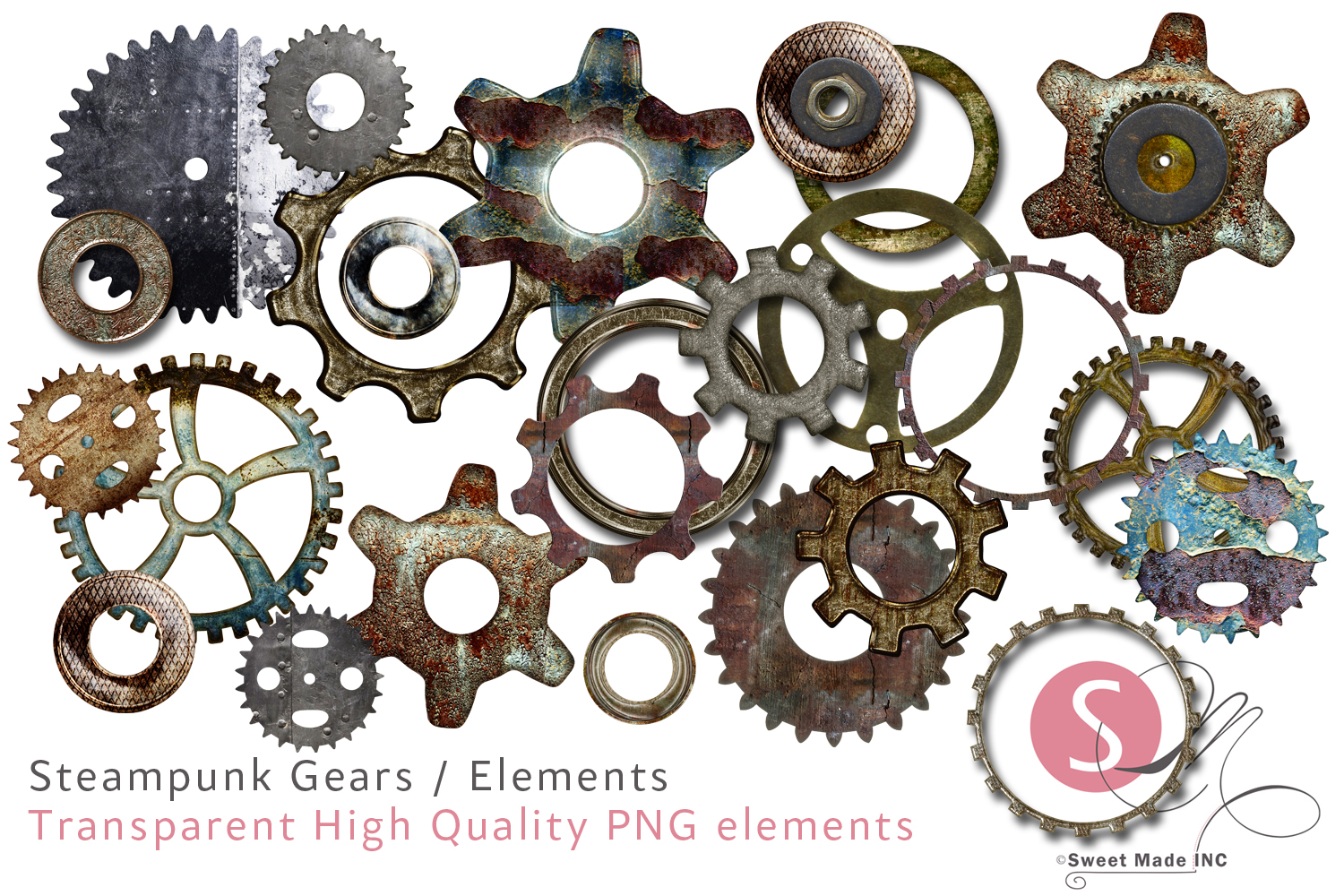 Steampunk Gears / Elements