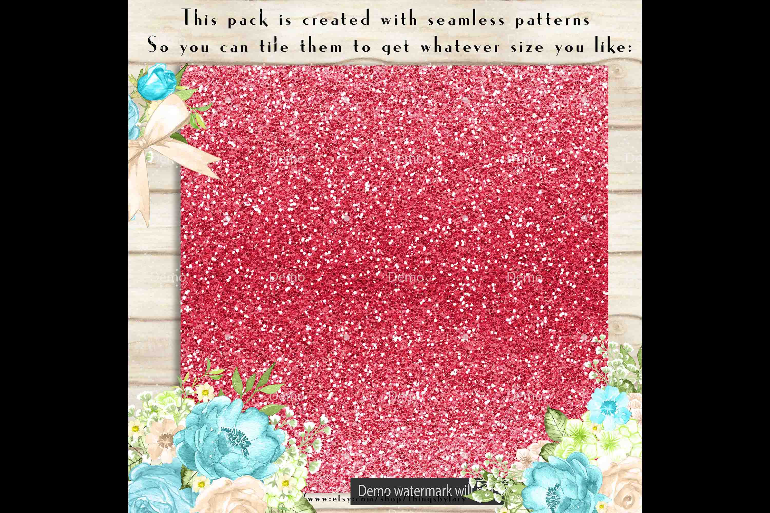 100 Seamless Ombre Glitter Texture Digital Papers