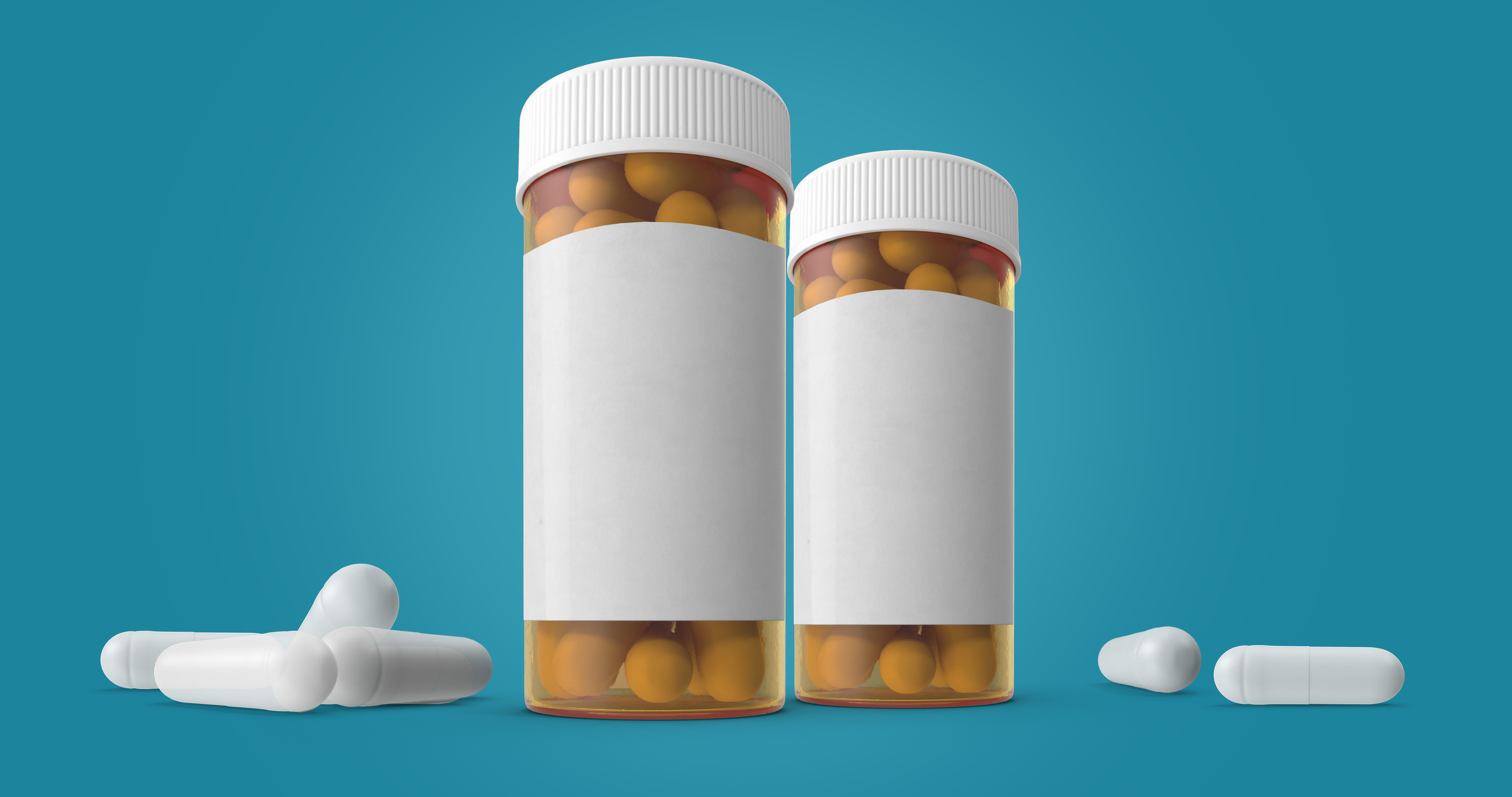 Pills Bottle (56464) | Mock Ups | Design Bundles