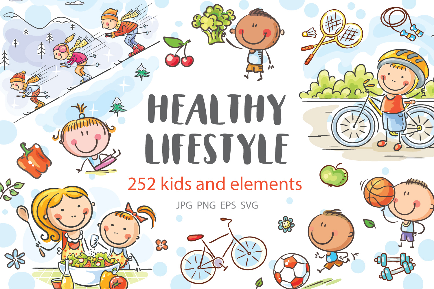 Healthy Lifestyle 119789 Illustrations Design Bundles