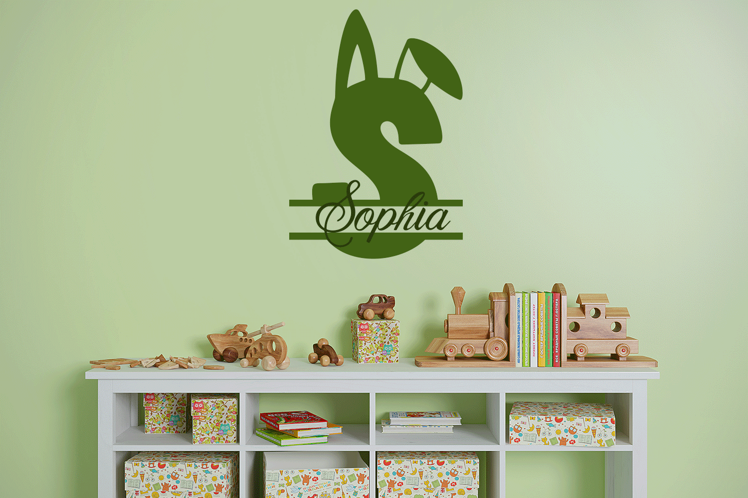 Snuggle Bunny Font Plus Easter Monogram Font and SVG