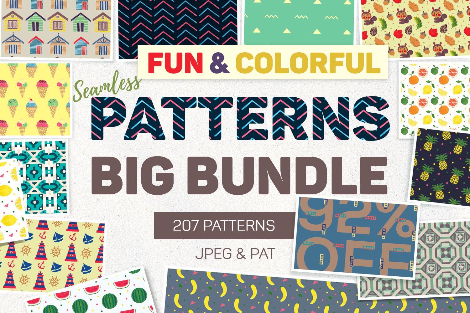 Fun & Colorful Patterns Bundle