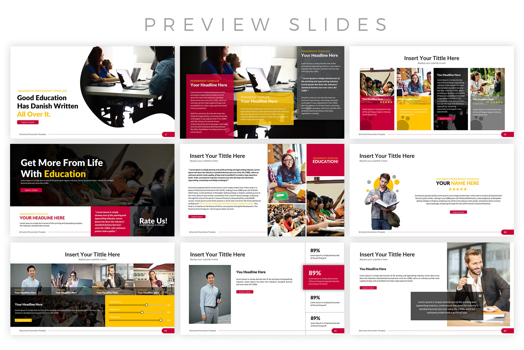 University Presentation Template (128021) | Presentation Templates ...
