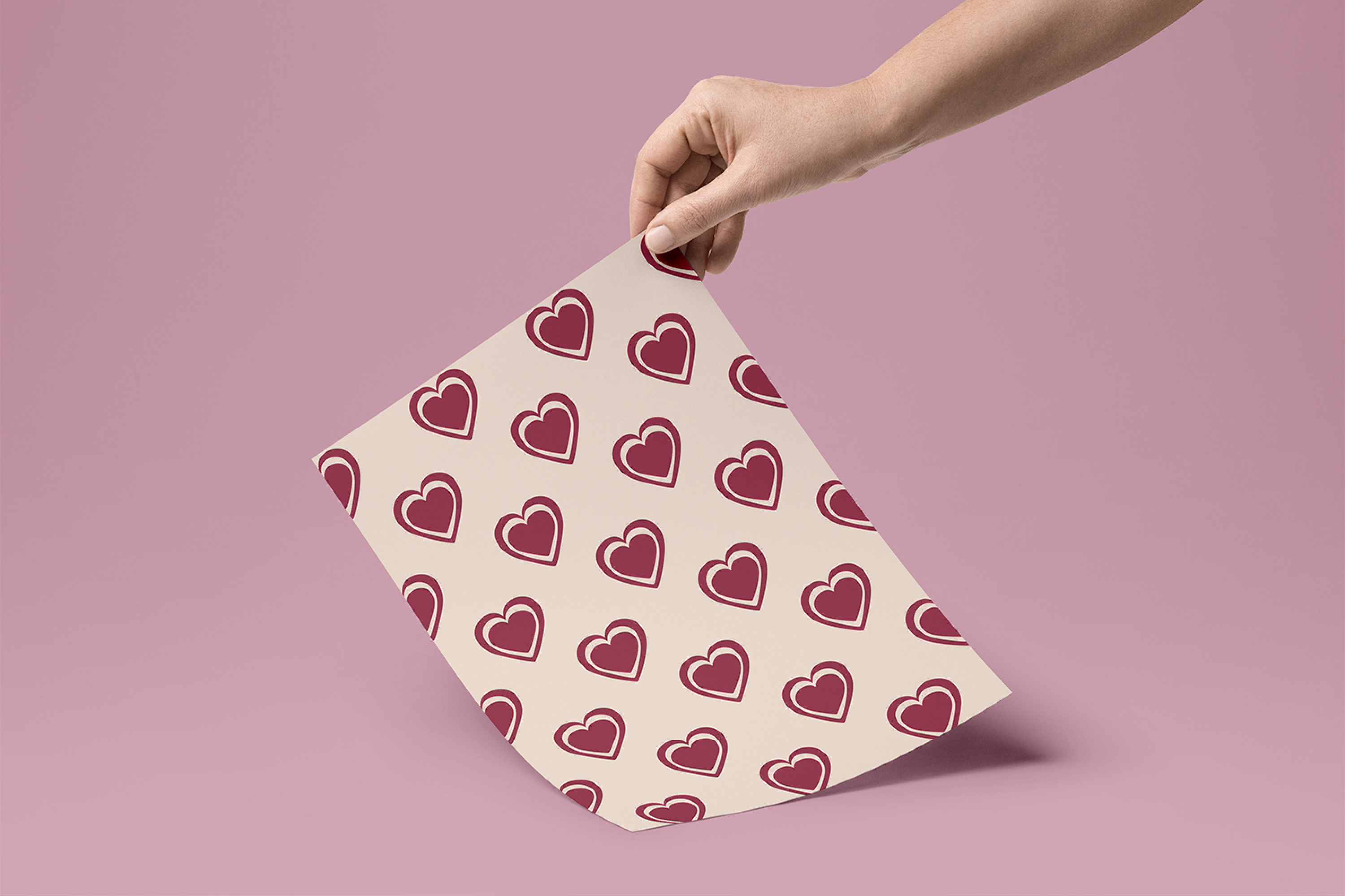 10 Love Heart Printable Papers - JPG|PSD