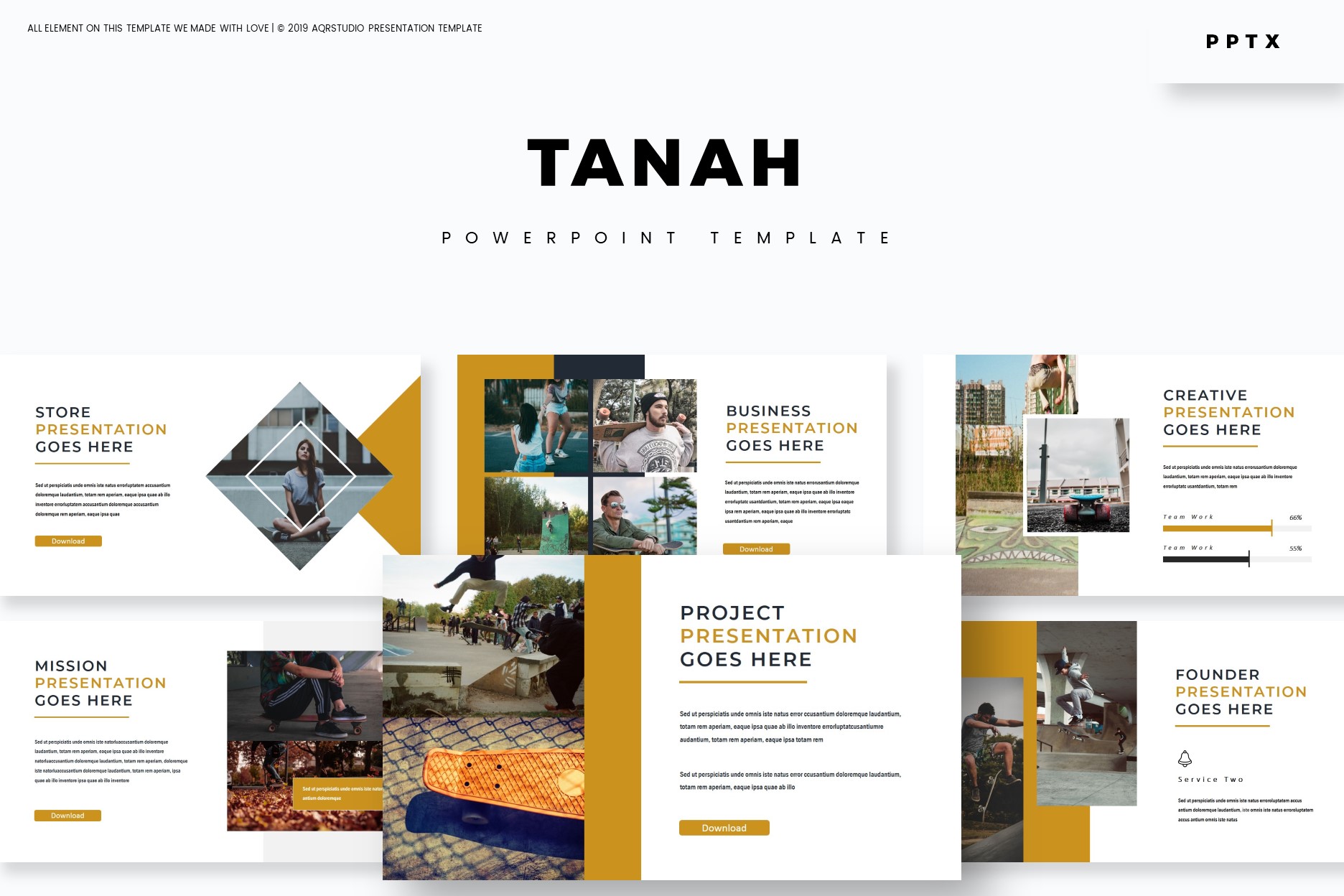 Tanah - Powerpoint Template (335835) | Presentation Templates | Design ...