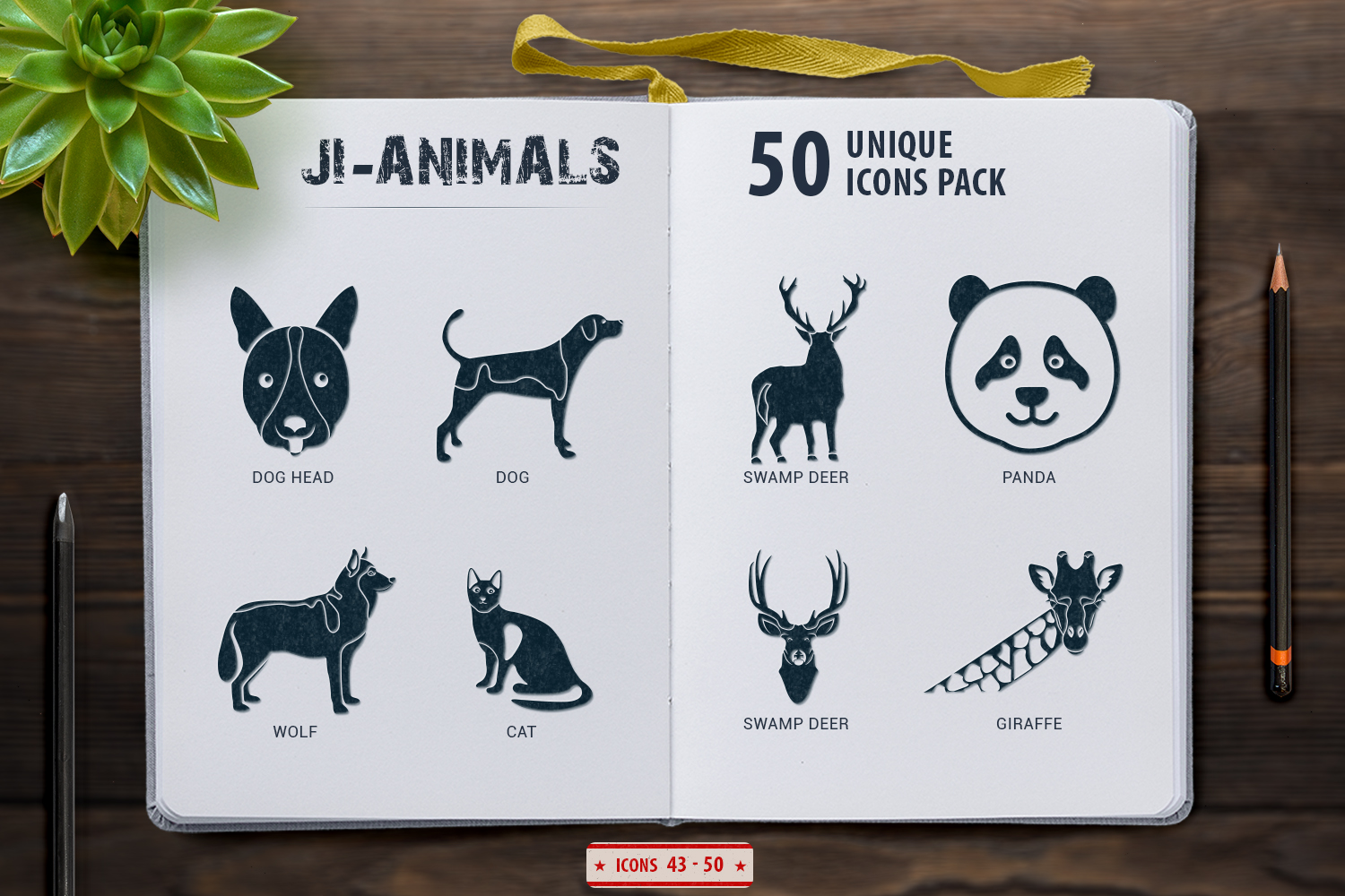 Glyph Animals Icons Set