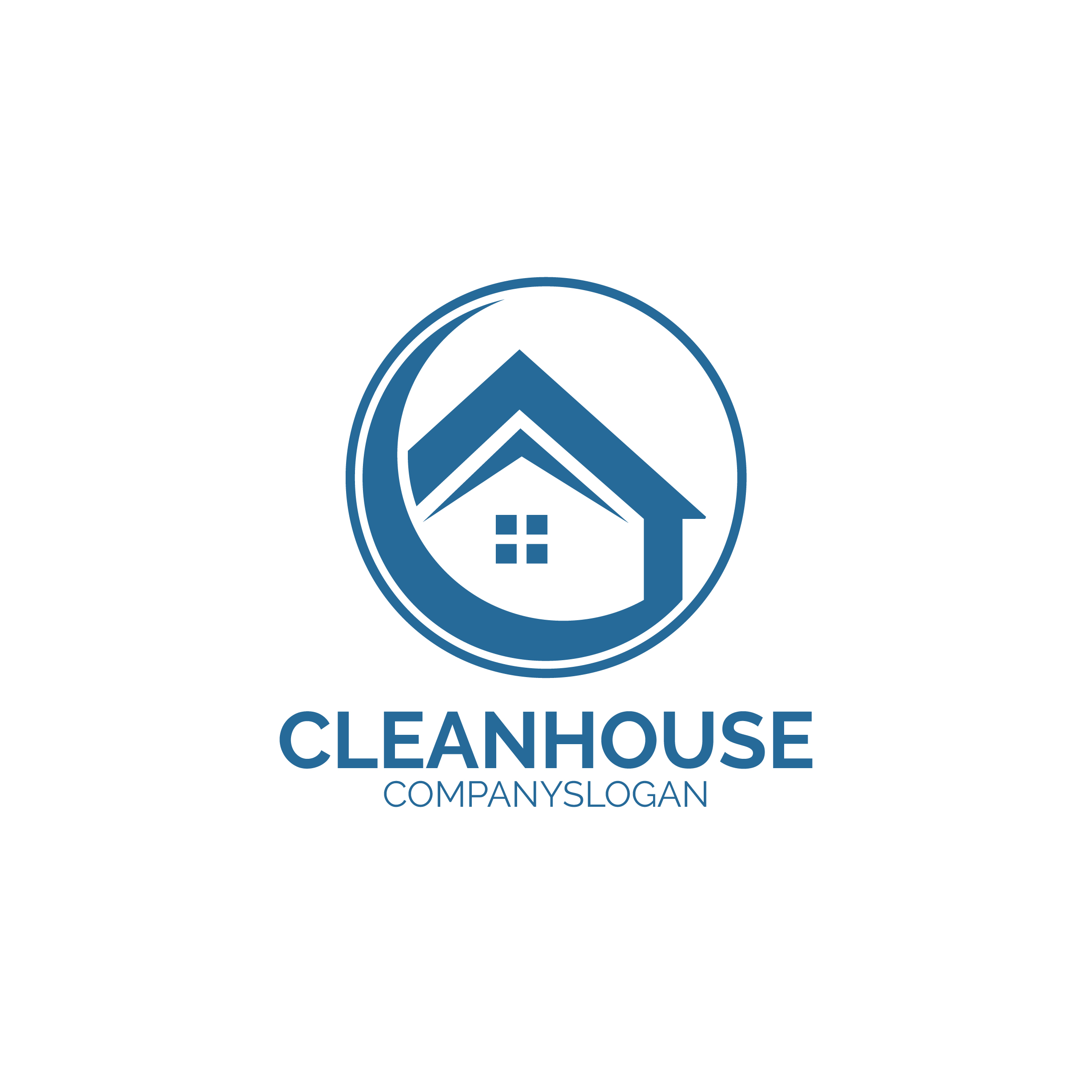 Clean House Logo (290864) | Logos | Design Bundles