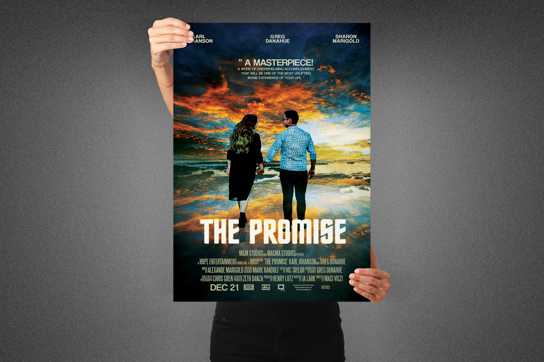 The Promise Movie Poster Template (302594) | Flyers | Design Bundles