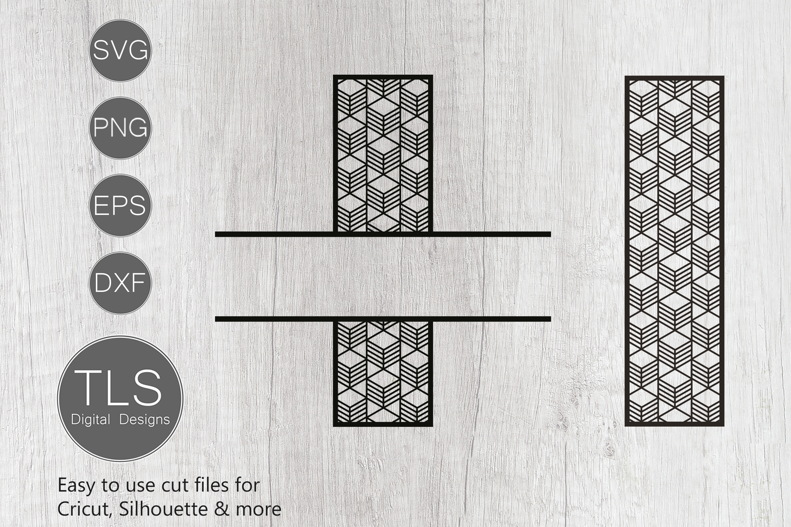 Split Monogram Letter I SVG, Geometric Letter I SVG (384260) | Cut ...