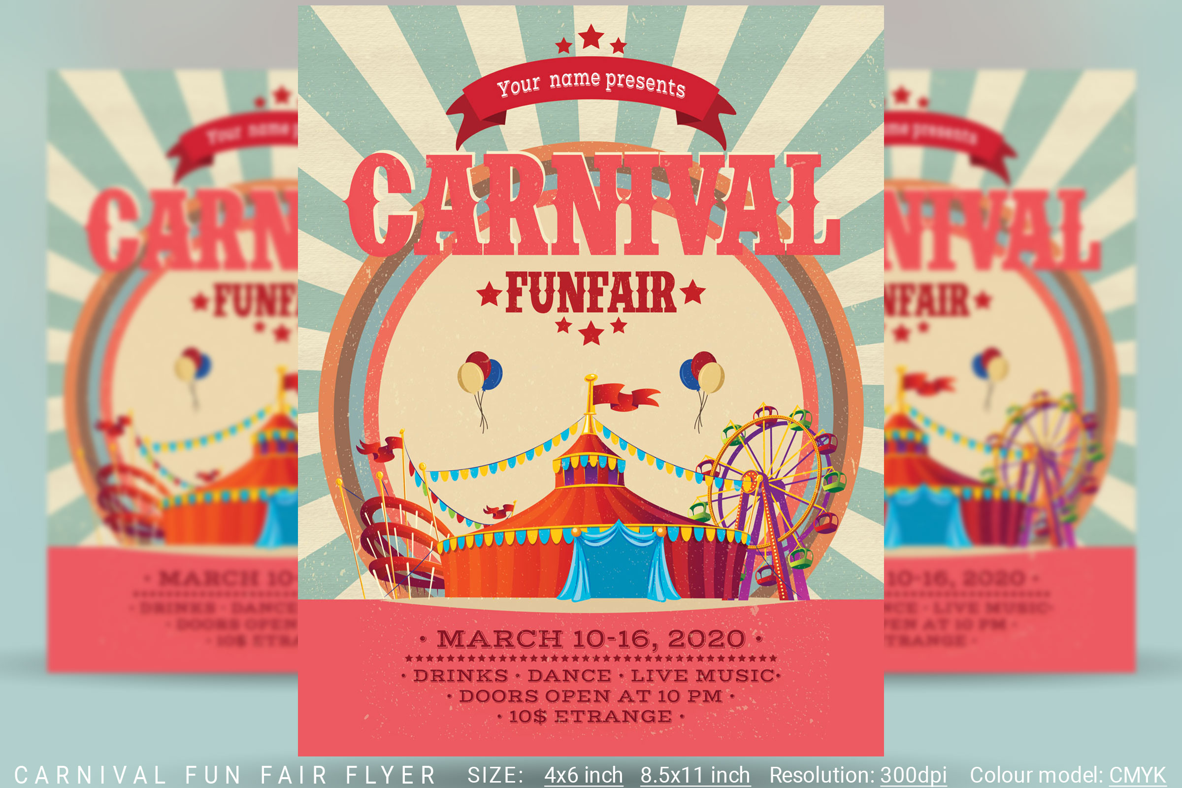 Carnival Fun Fair Flyer (472601) | Flyers | Design Bundles