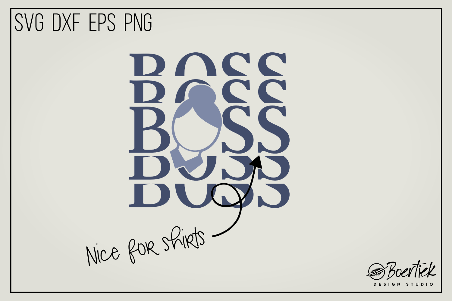 Boss SVG cut file