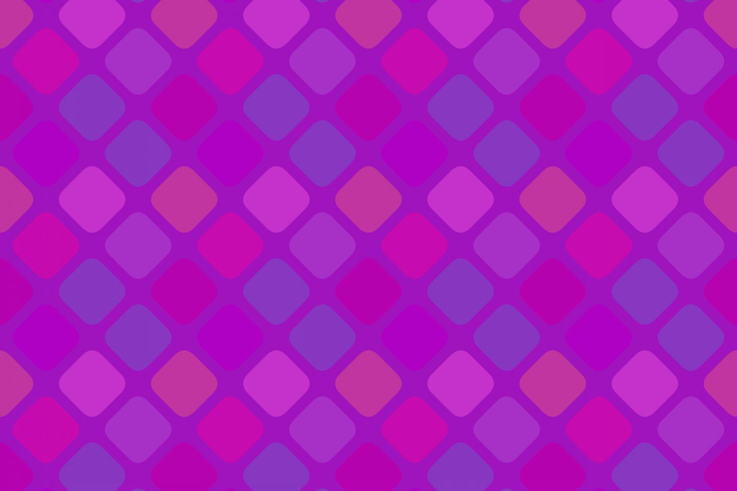 24 Seamless Purple Square Patterns
