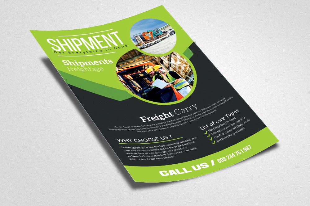 Logistic Freight Services Flyer