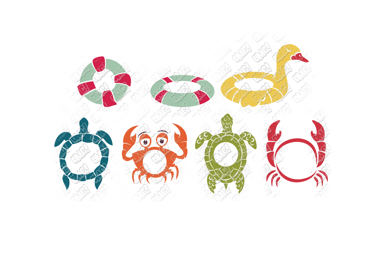 Beach SVG Bundle in SVG/DXF/PNG/JPEG/EPS