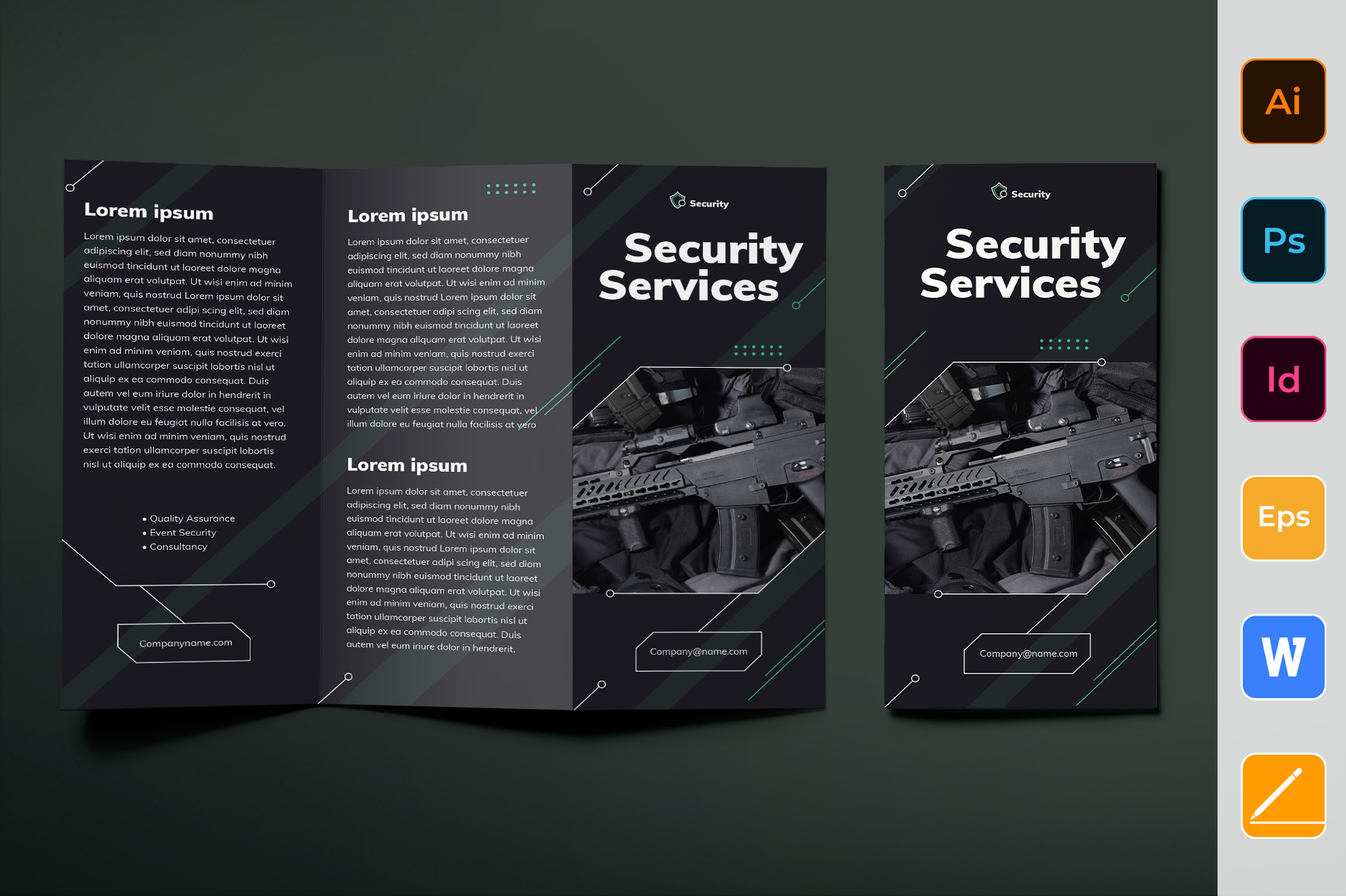 Security Services Brochure Trifold