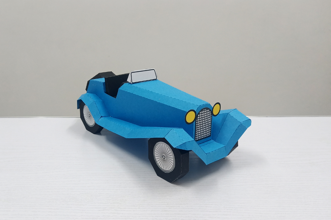 DIY Vintage Car - 3d papercraft