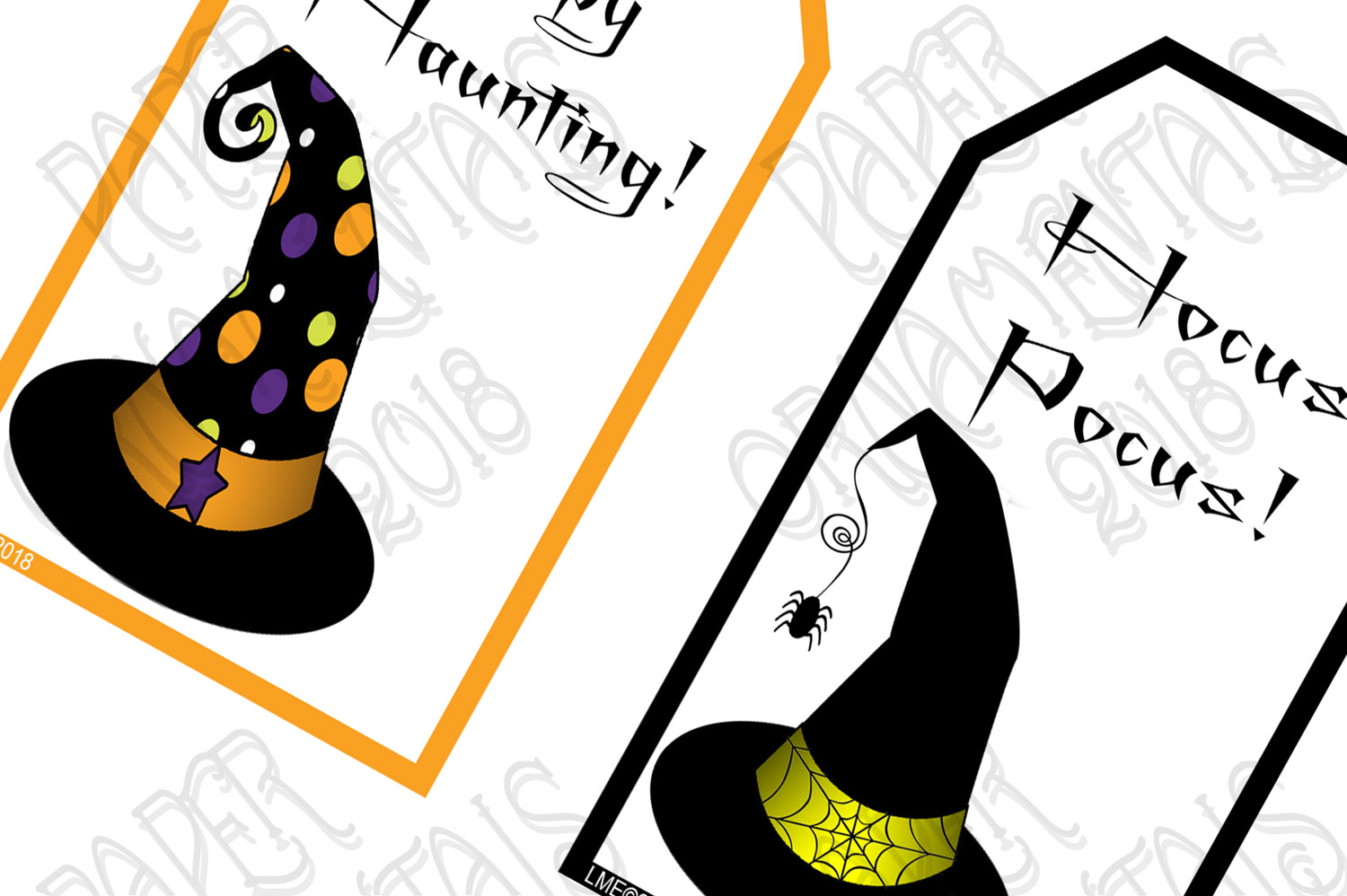 Printable Halloween Gift Tags, Witch Hat Gift Tags (142860 ...