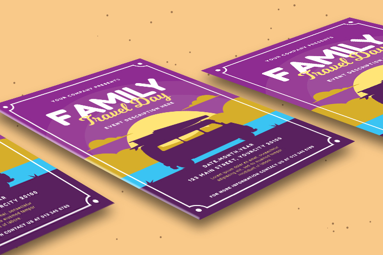 Family Travel Day Flyer vol 2