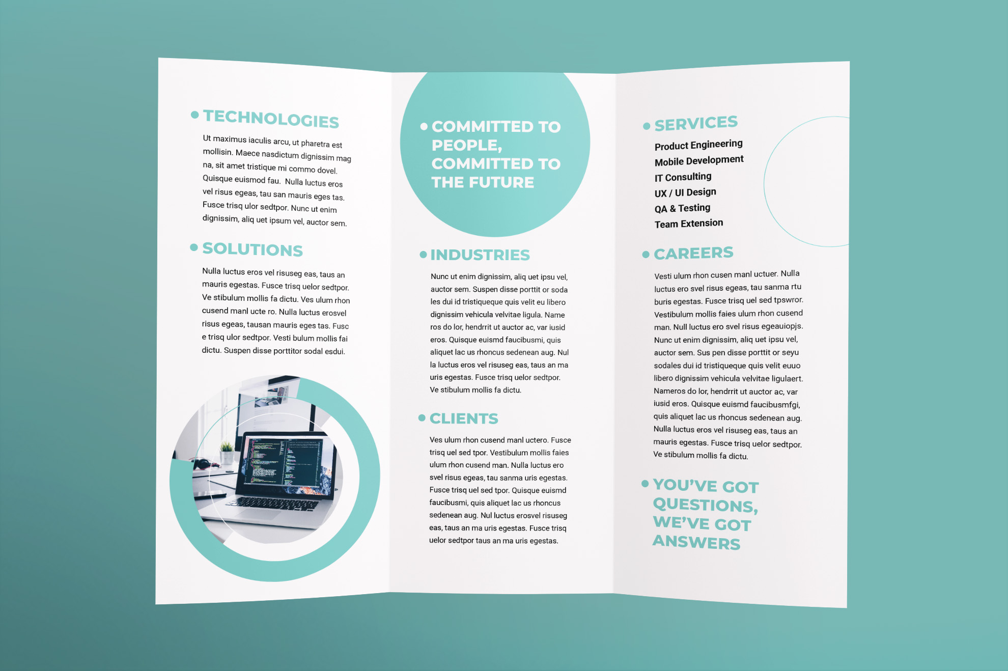 IT Software Brochure Trifold