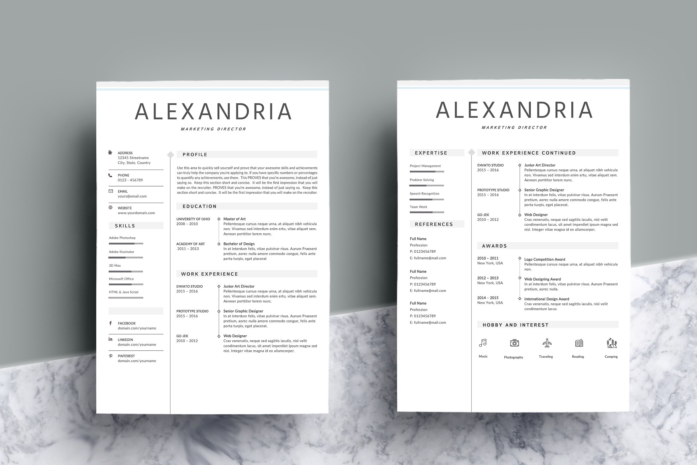 Minimalist Resume Template