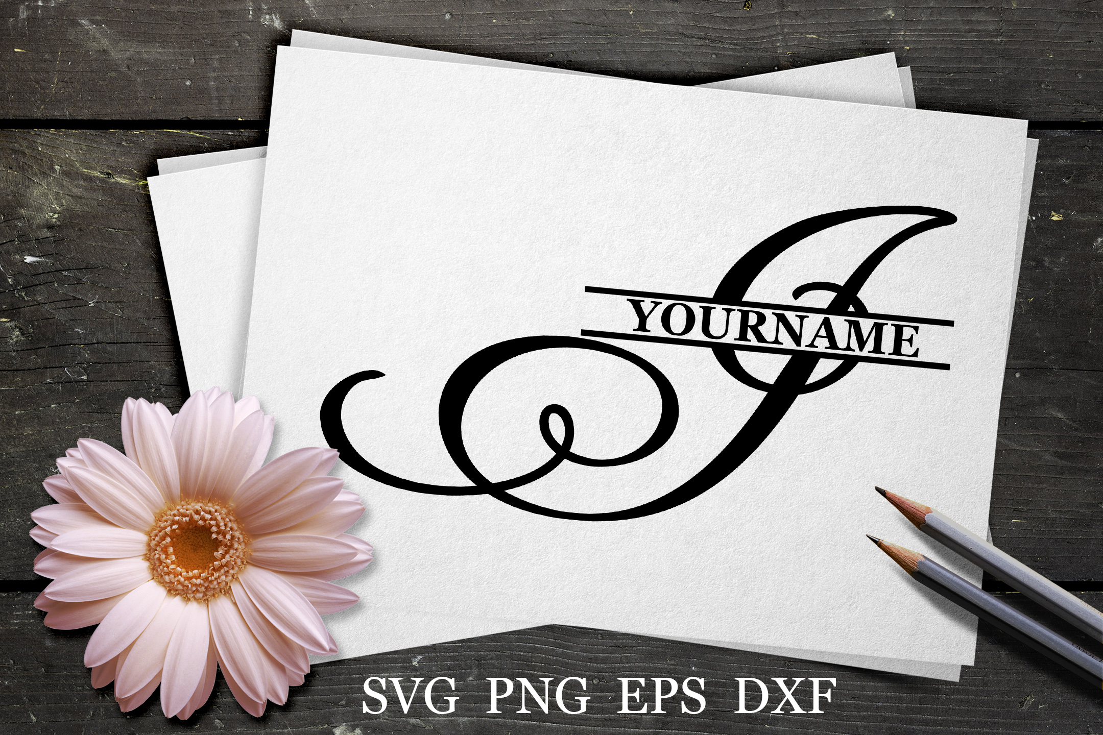 J Split monogram SVG Split letter svg Monogram font (483544 ...