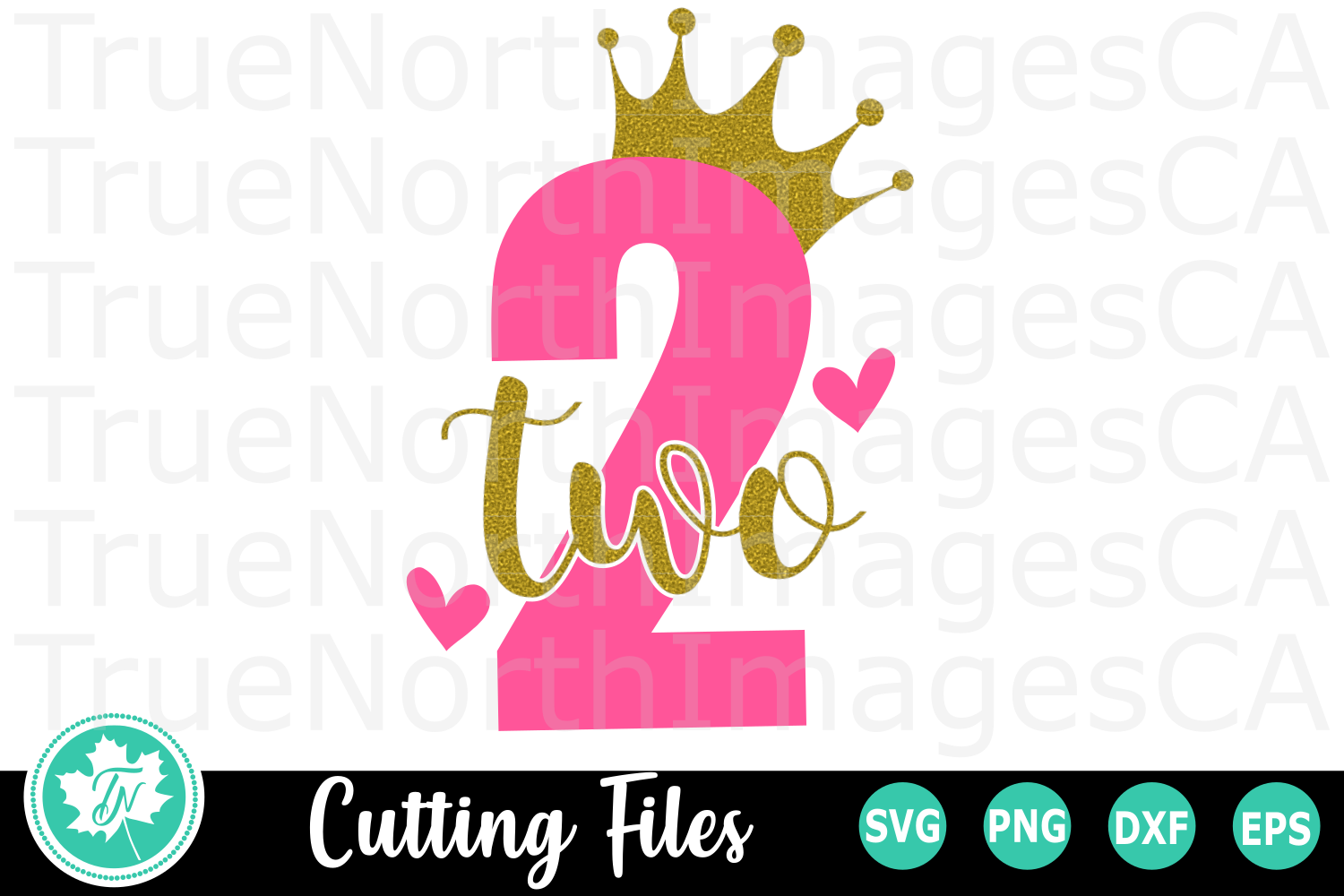 2 Two Crown - A Second Birthday SVG Cut File (275347) | Cut Files ...