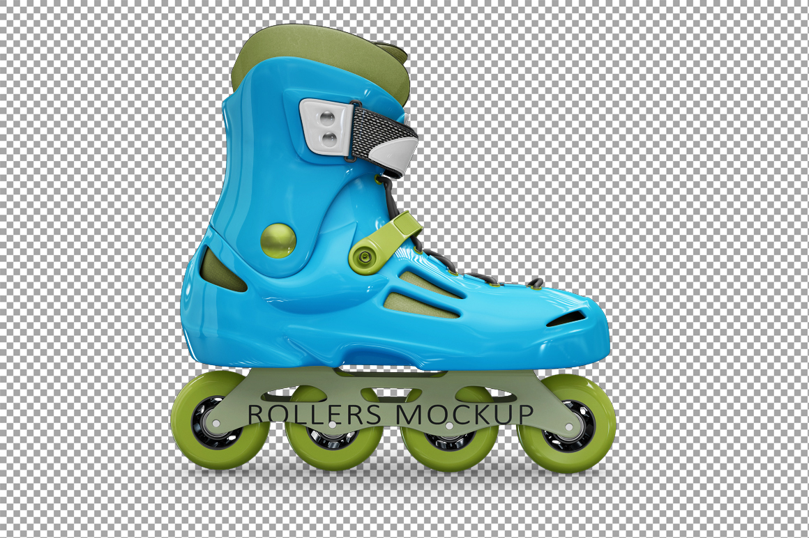 Roller Blade Mockup (35288) | Mock Ups | Design Bundles