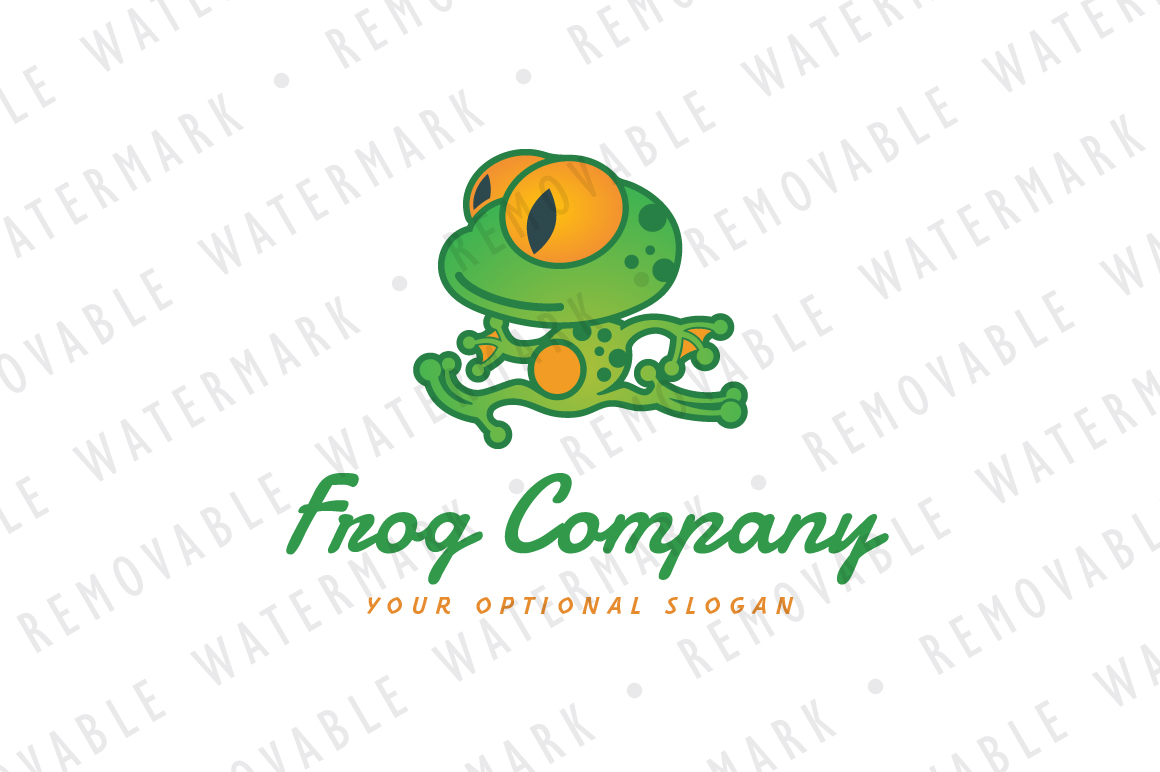 Running Frogman Logo (113835) | Logos | Design Bundles