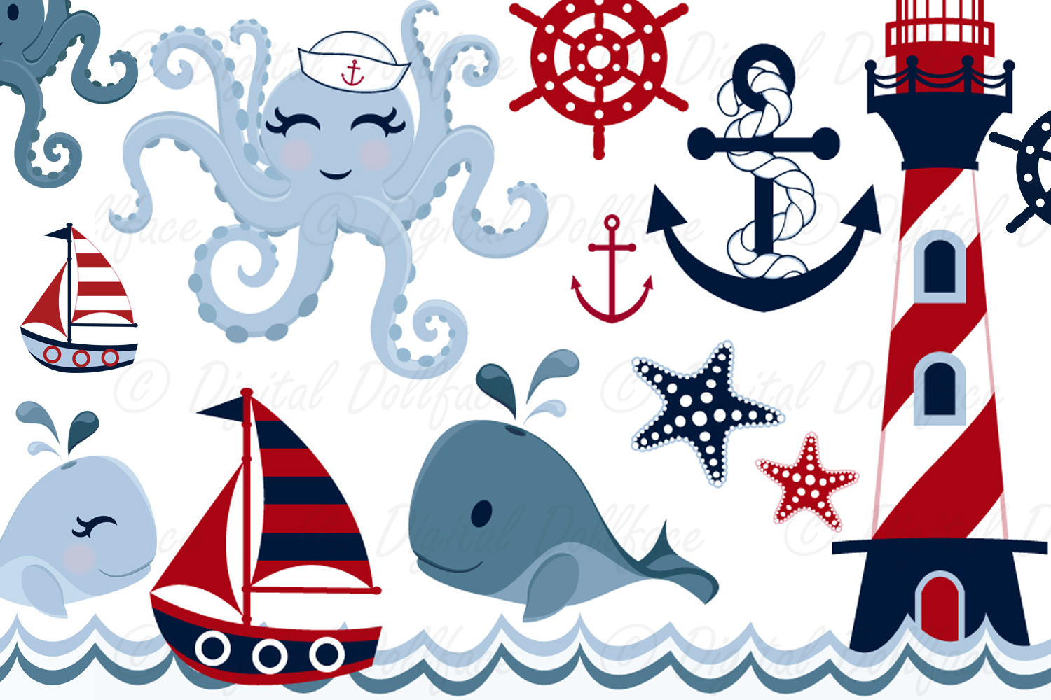Cute Nautical Clip Art