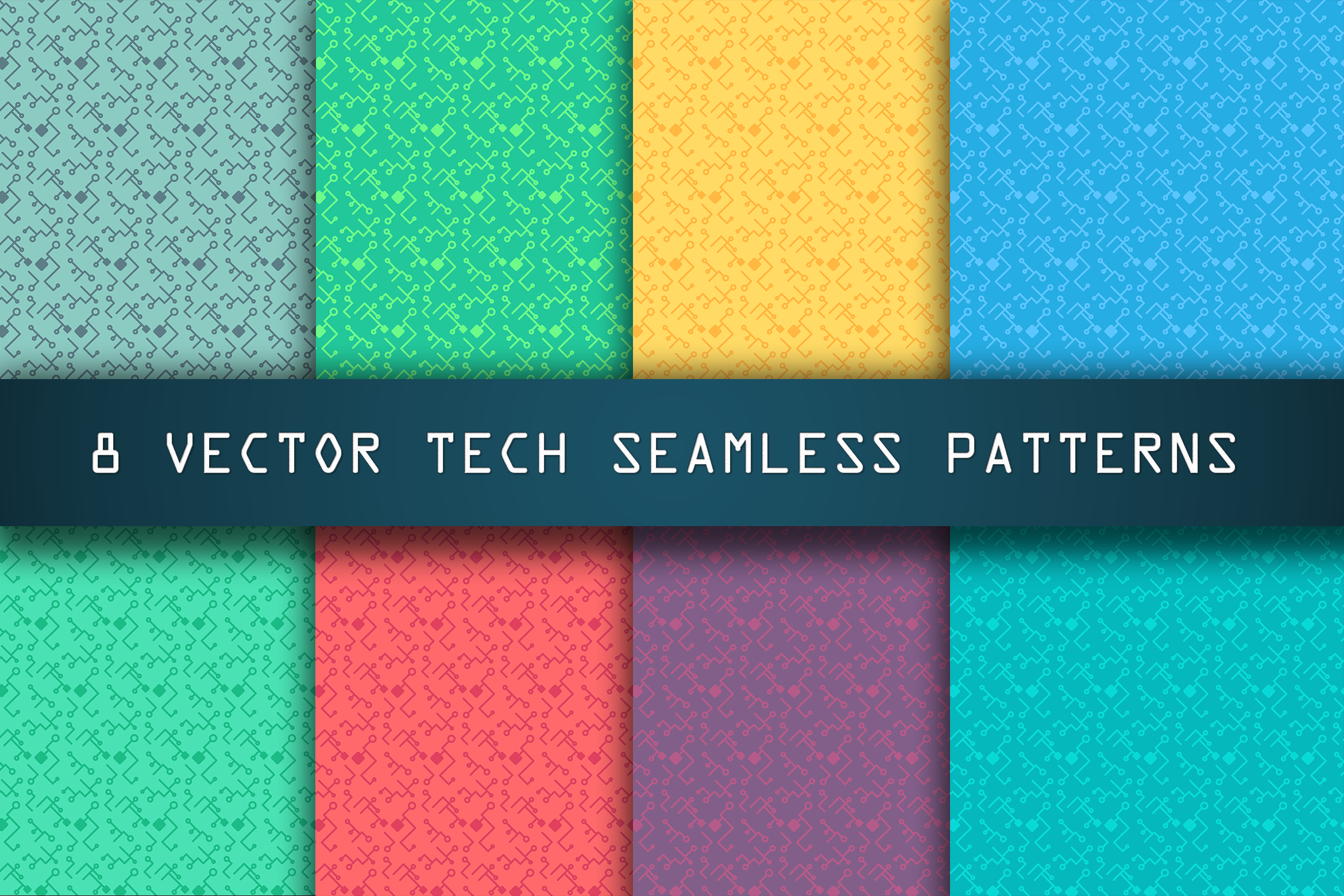 High Tech Seamless Patterns