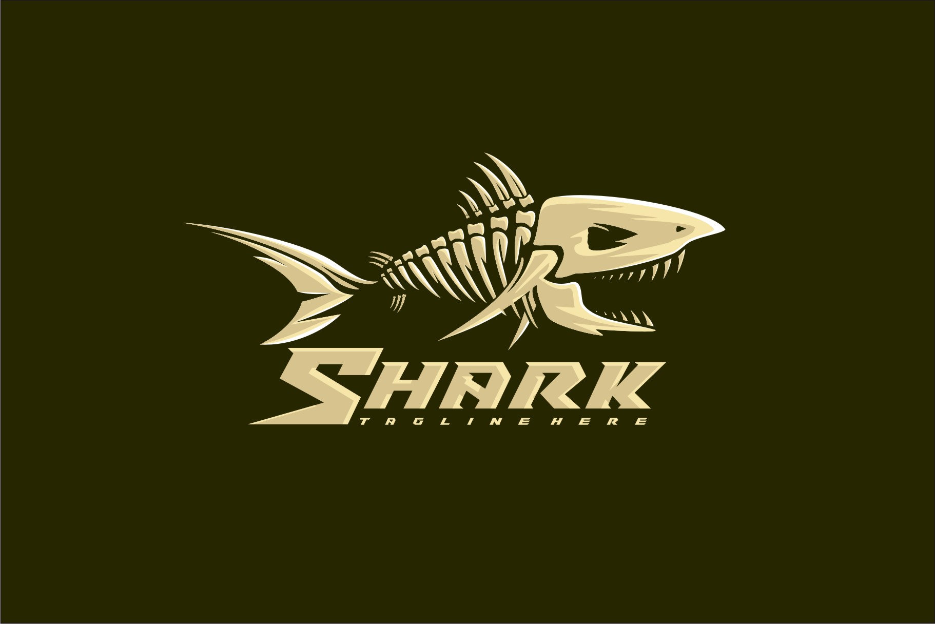 Skull Shark (537985) | Logos | Design Bundles