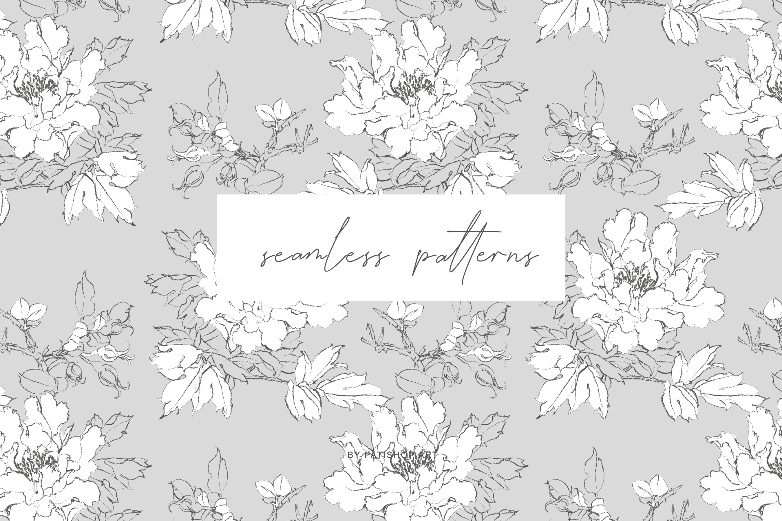 Hand Drawn Fine Line Clip Art