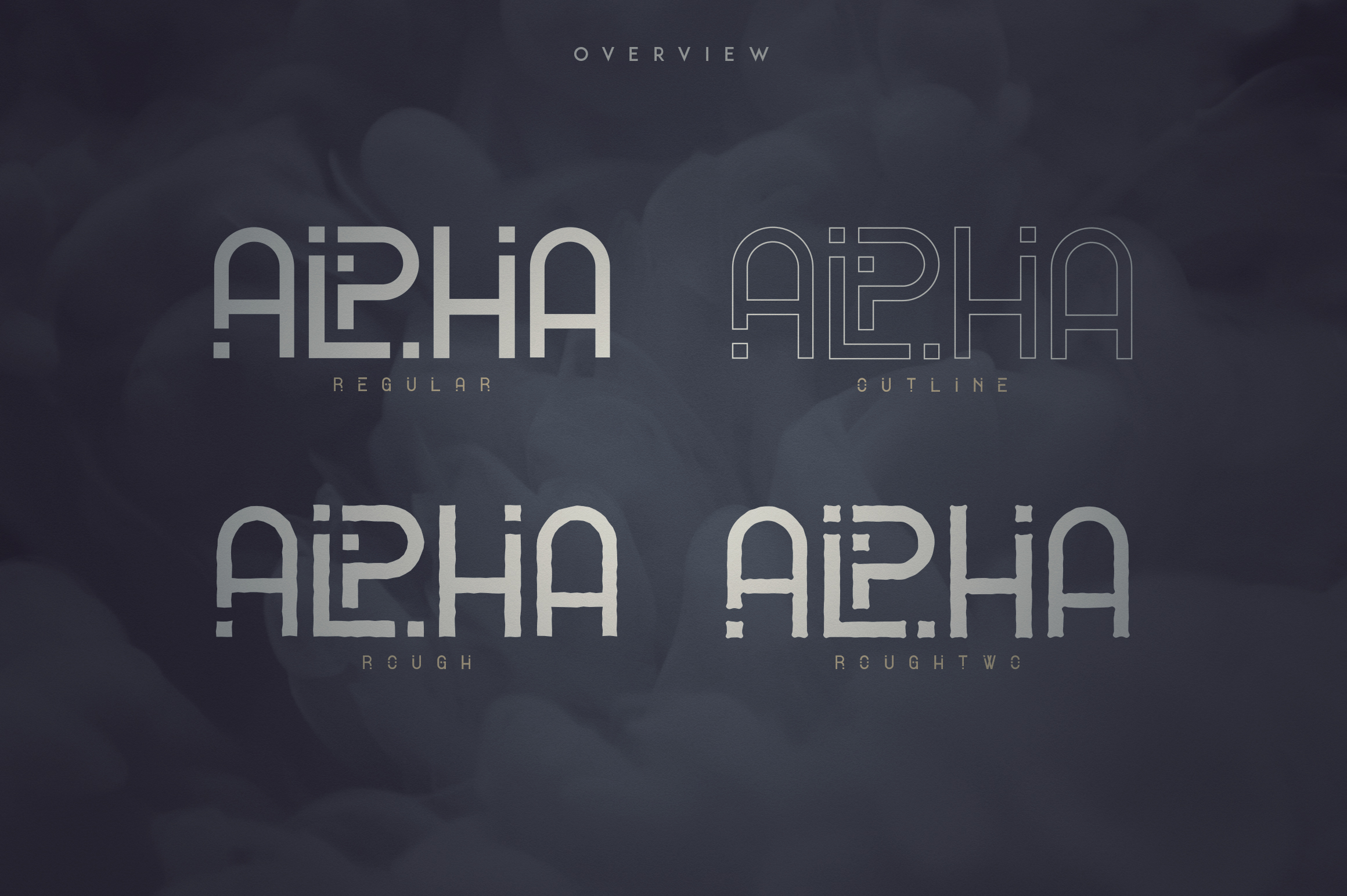 Alpha Display Font - 4 styles (168393) | Regular | Font Bundles