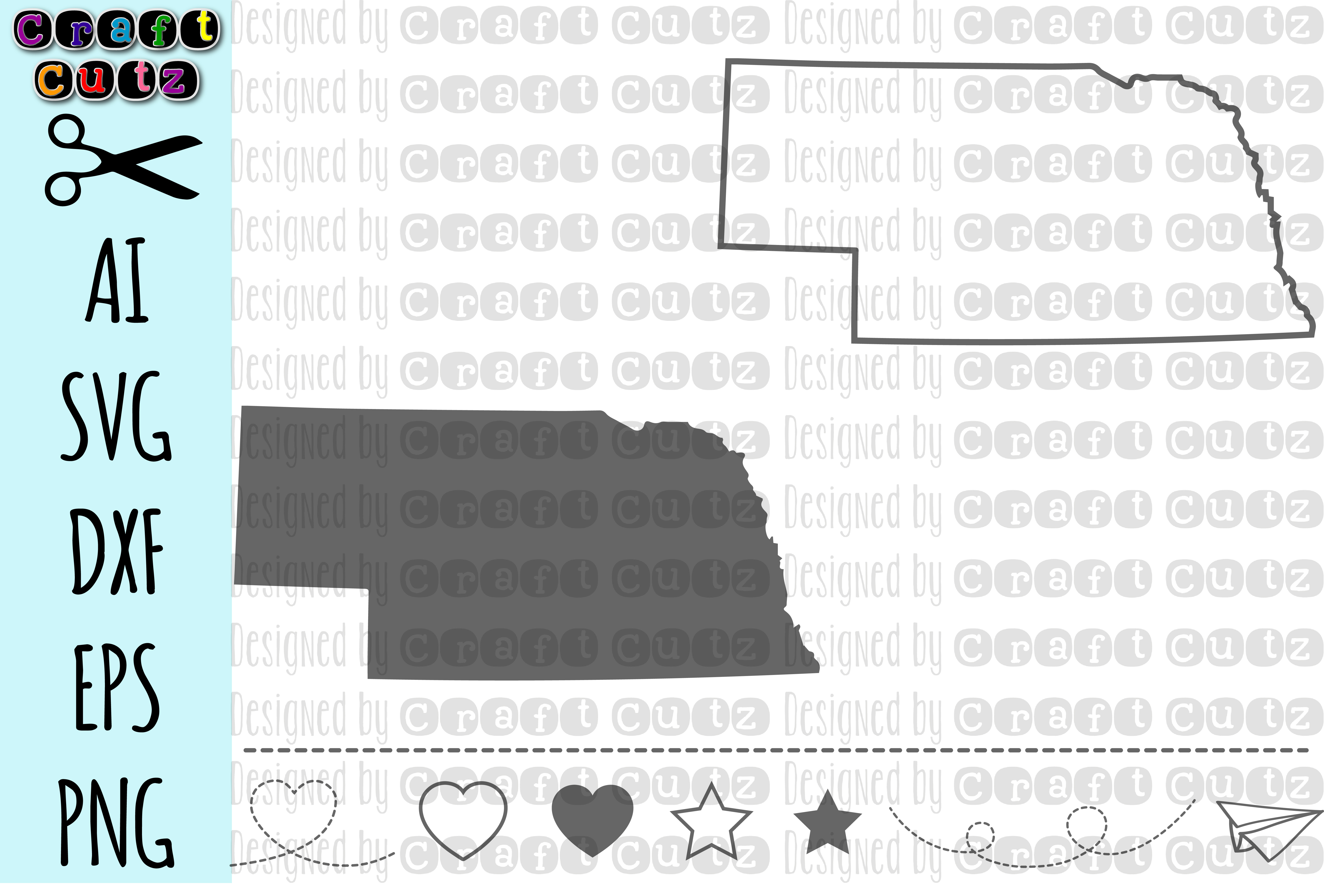 NEBRASKA svg, State svg Files, Nebraska Vector, United States svg ...