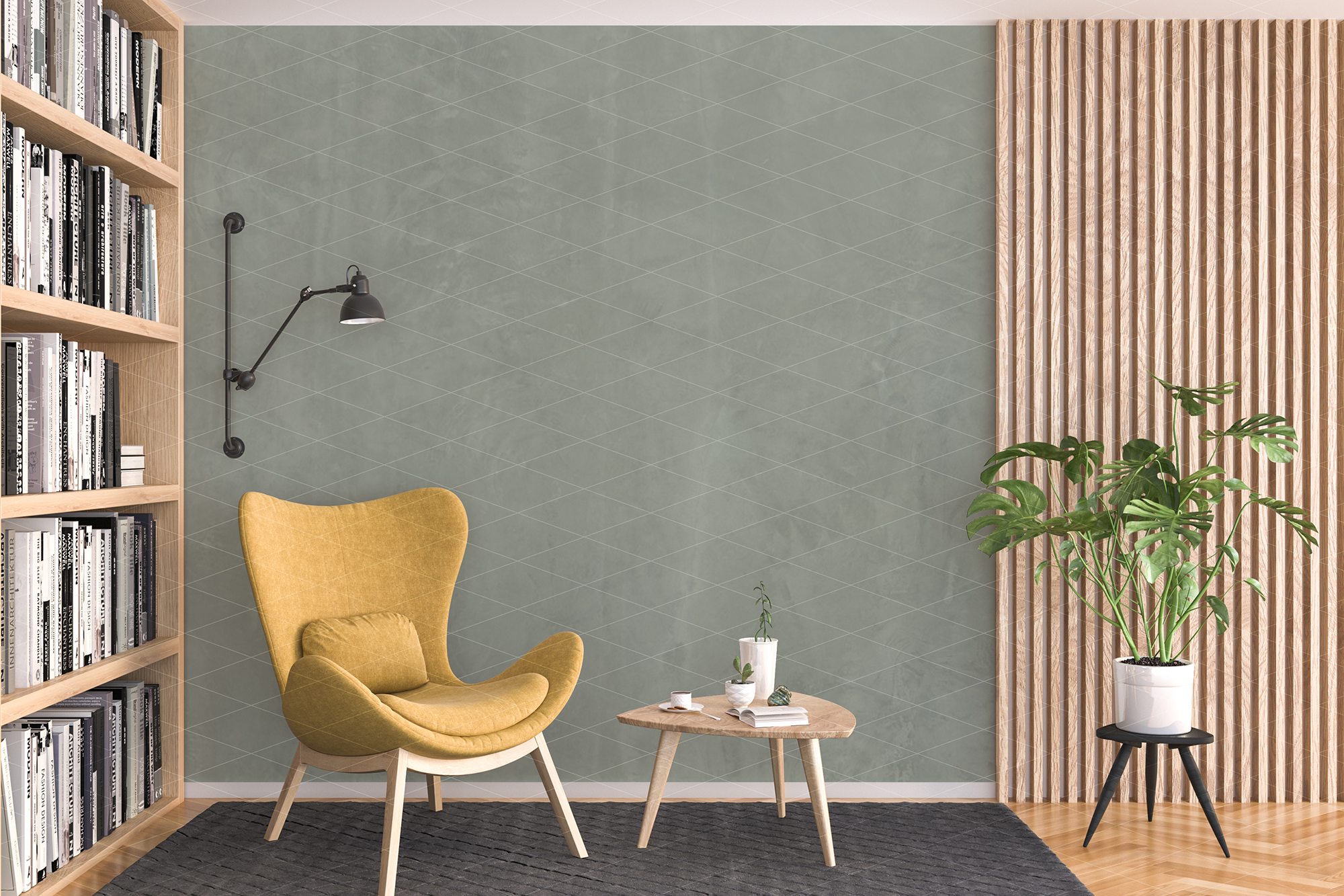 Wall mockup - wallpaper mock up