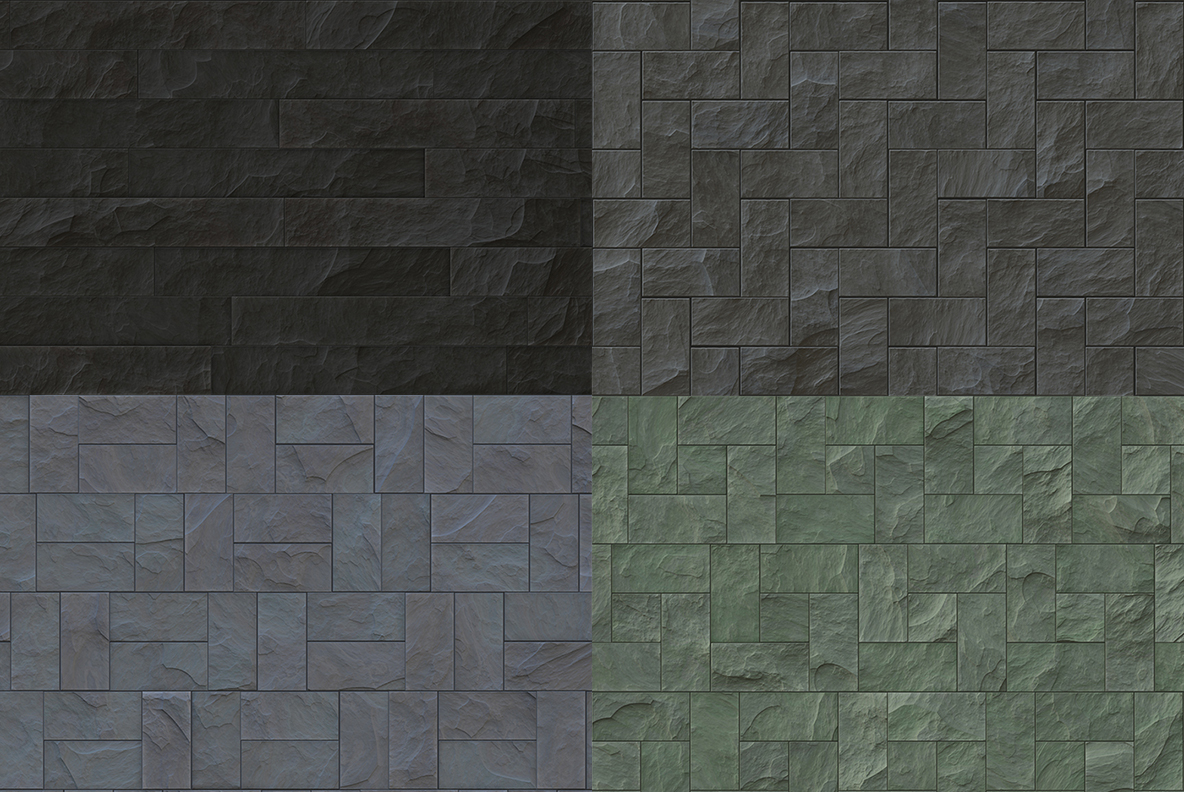 15 Seamless Stone Cladding Textures (110869) | Textures | Design Bundles