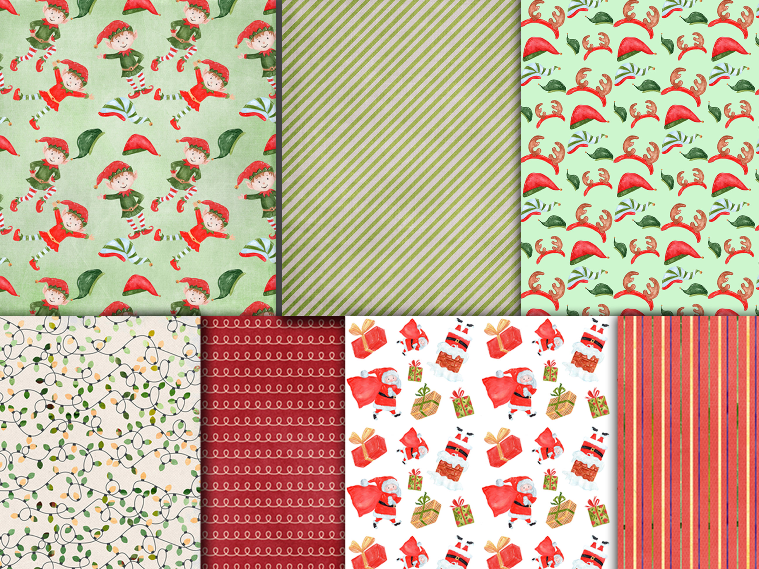 Christmas digital papers