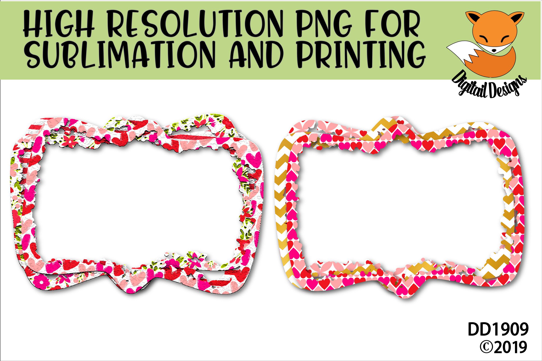 Valentine Sublimation Frames