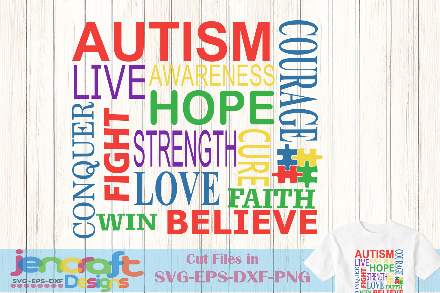 Autism Awareness Subway Word Art SVG Cut file (140910) | SVGs | Design ...