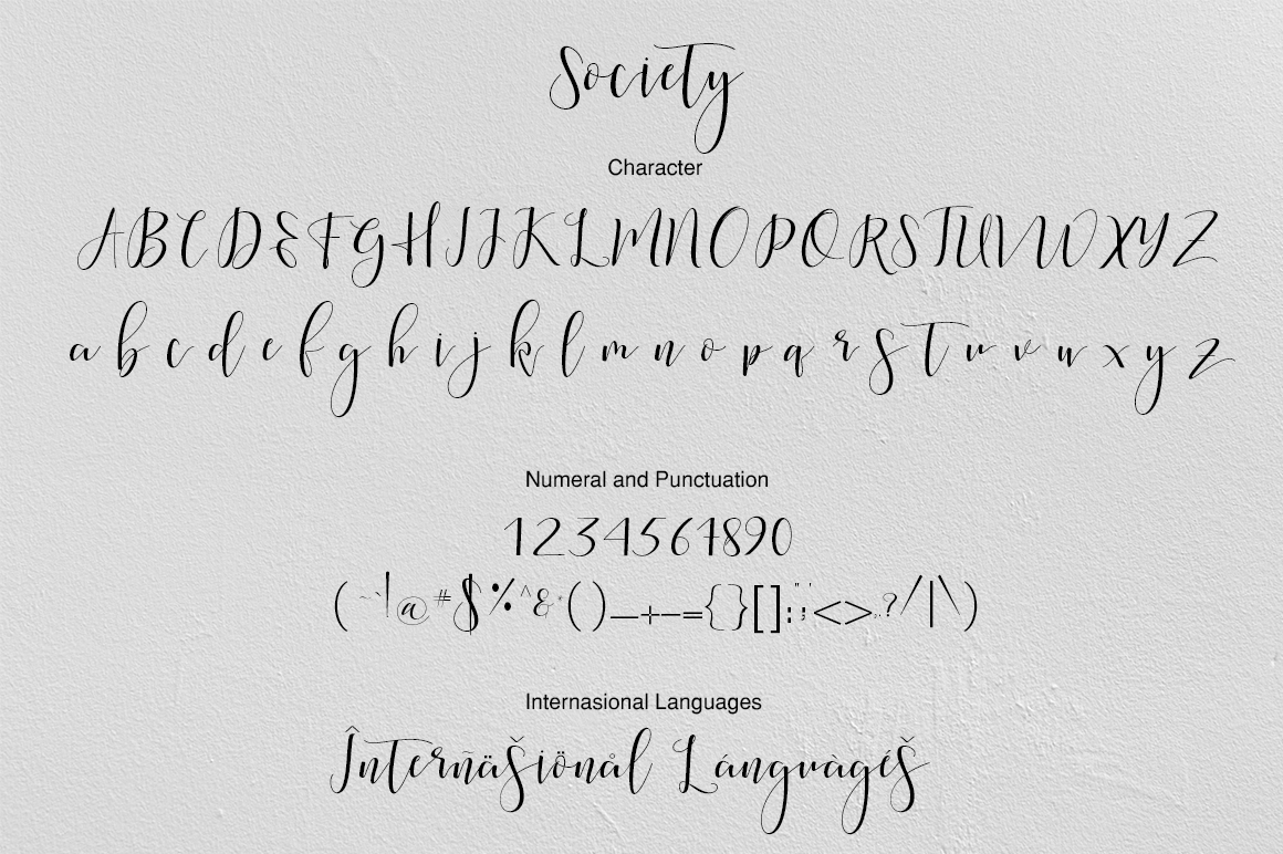 Society Calligraphy Modern (19629) | Script | Font Bundles