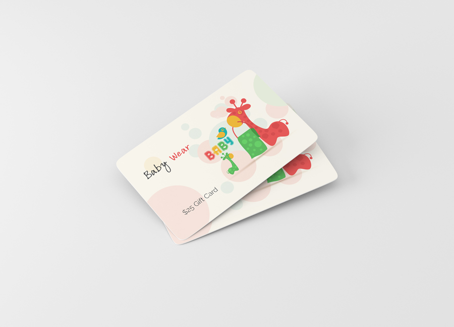 Gift Card Mock-Ups