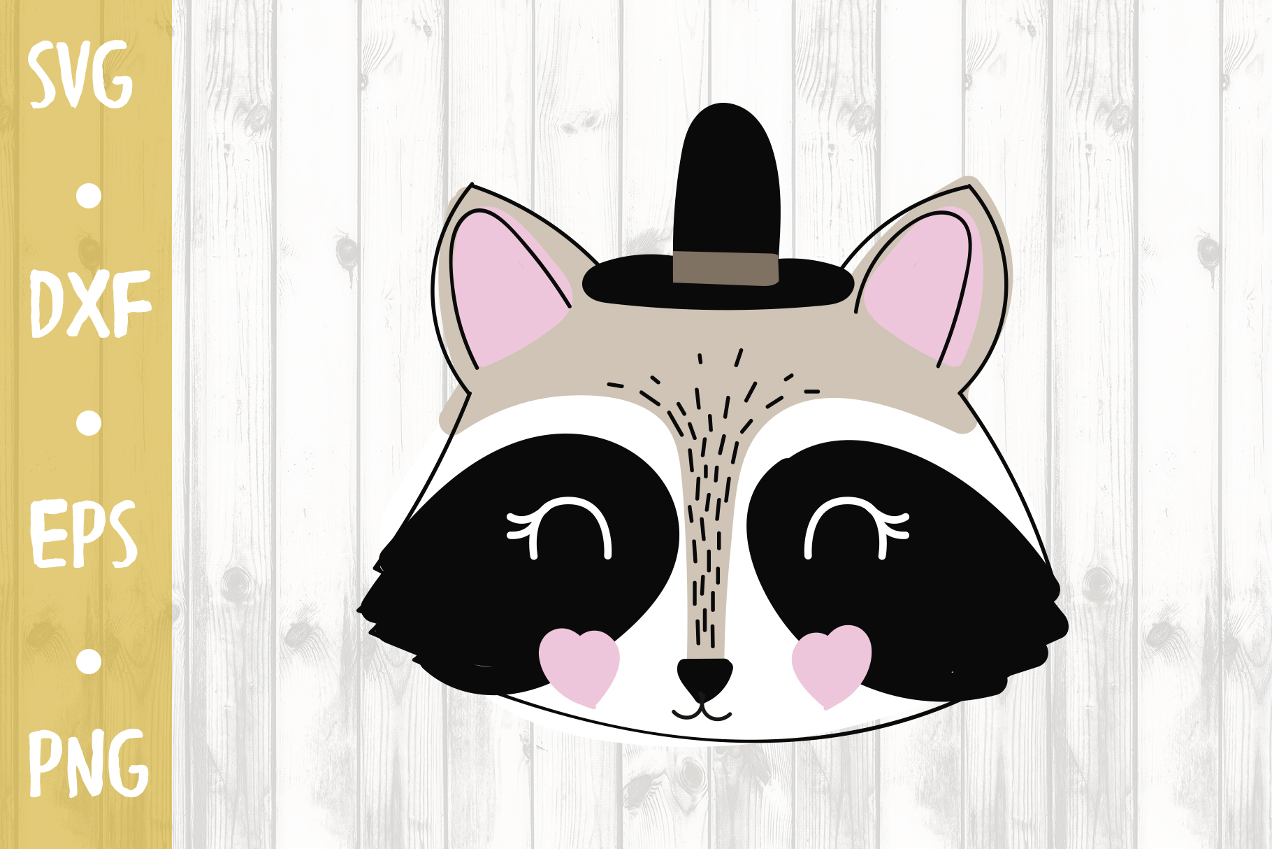 Funny raccoon - SVG CUT FILE