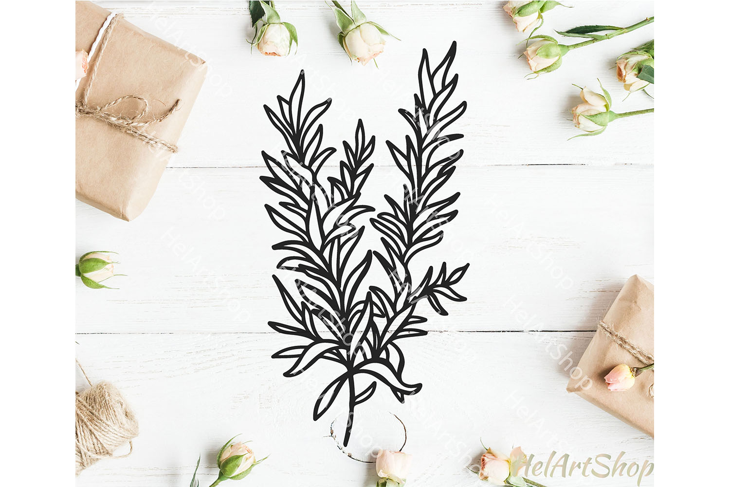 Herbs svg, plant svg, kitchen svg, thyme svg, rosemary svg