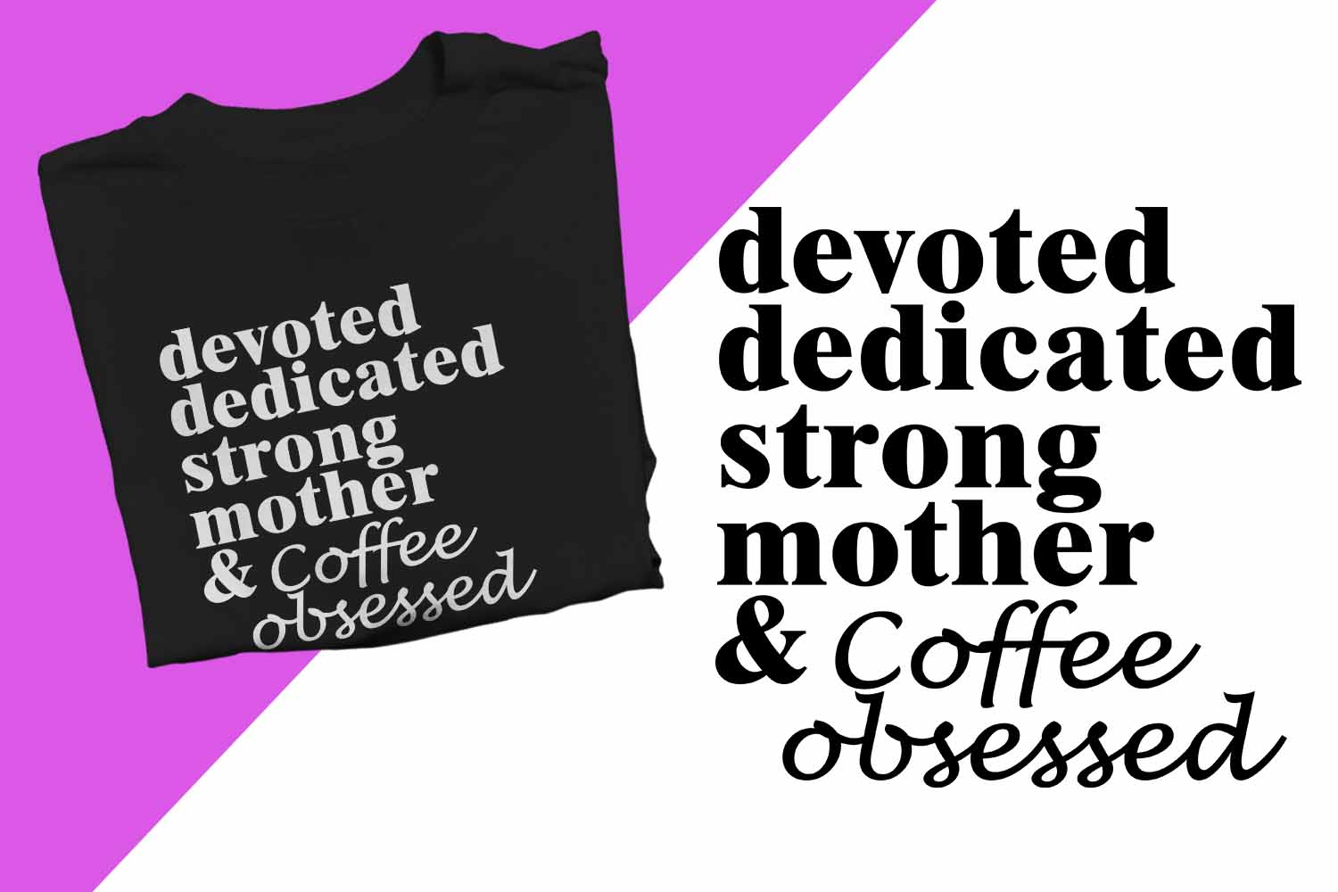 devote dedicated strong mother Printable